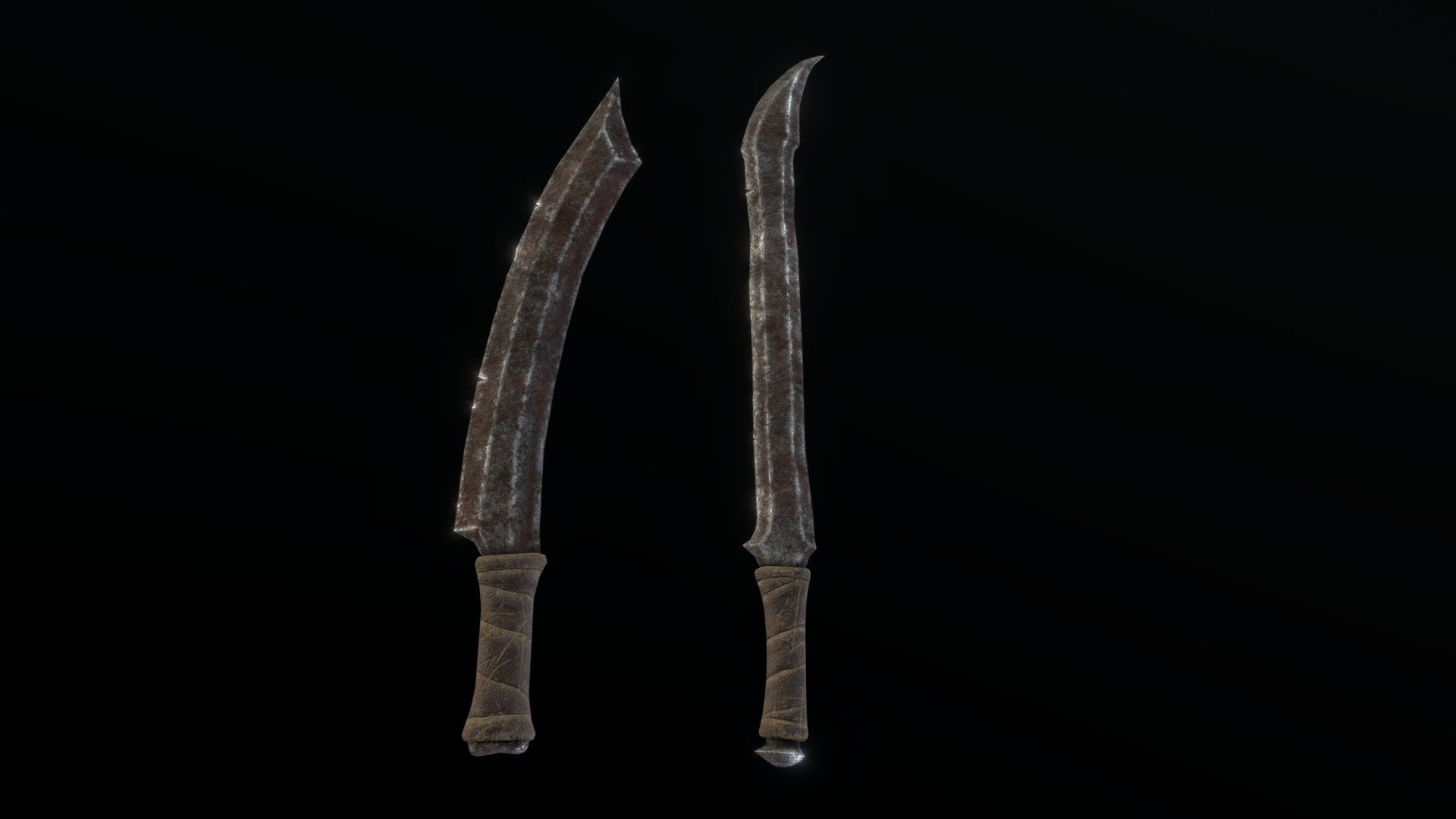 Orc Swords - Buy Royalty Free 3D model by Anskar [e0ce250] - Sketchfab ...