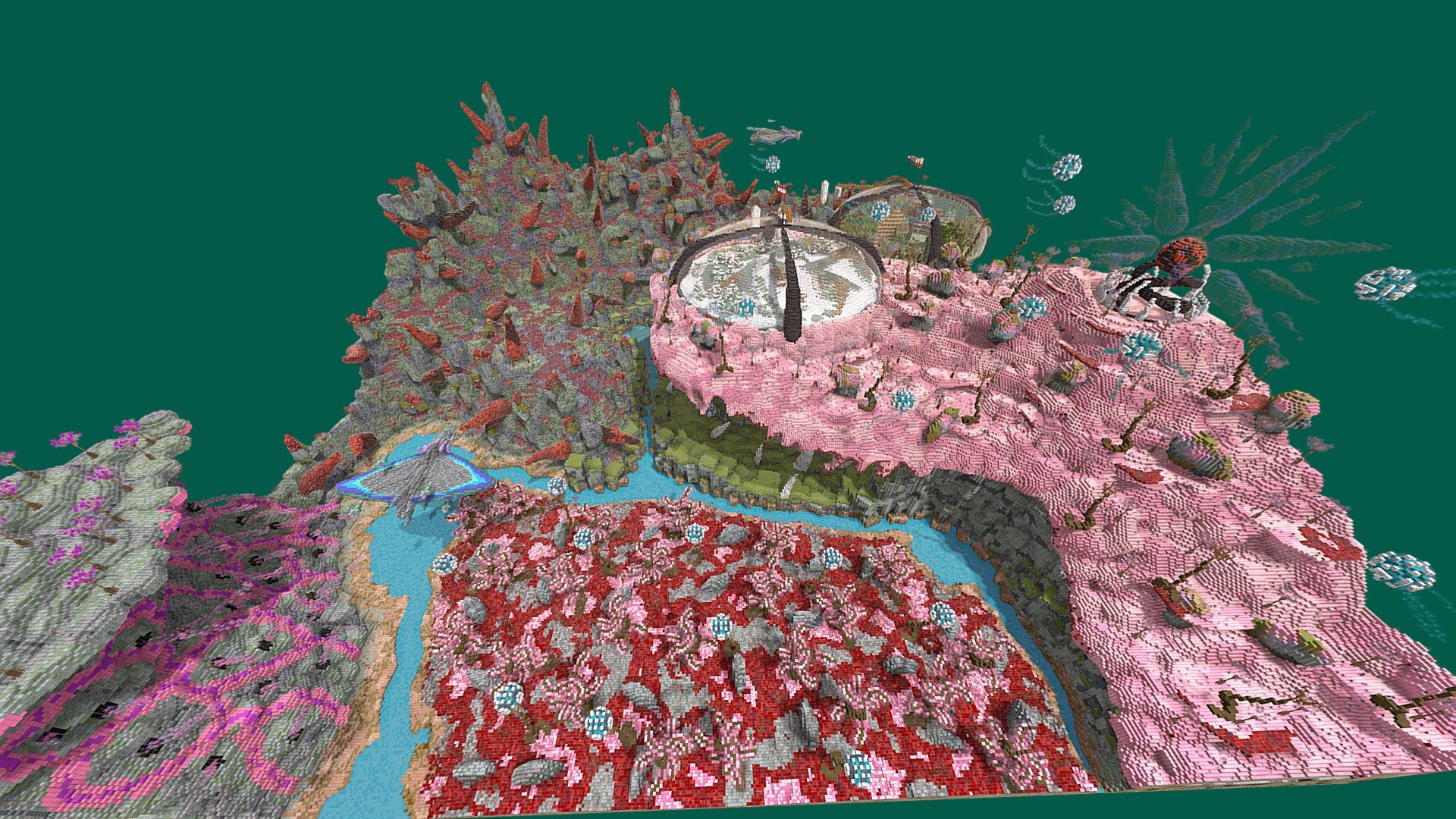 PixelMine | Warped World 001 - 3D model by PixelMine [e0cec38] - Sketchfab