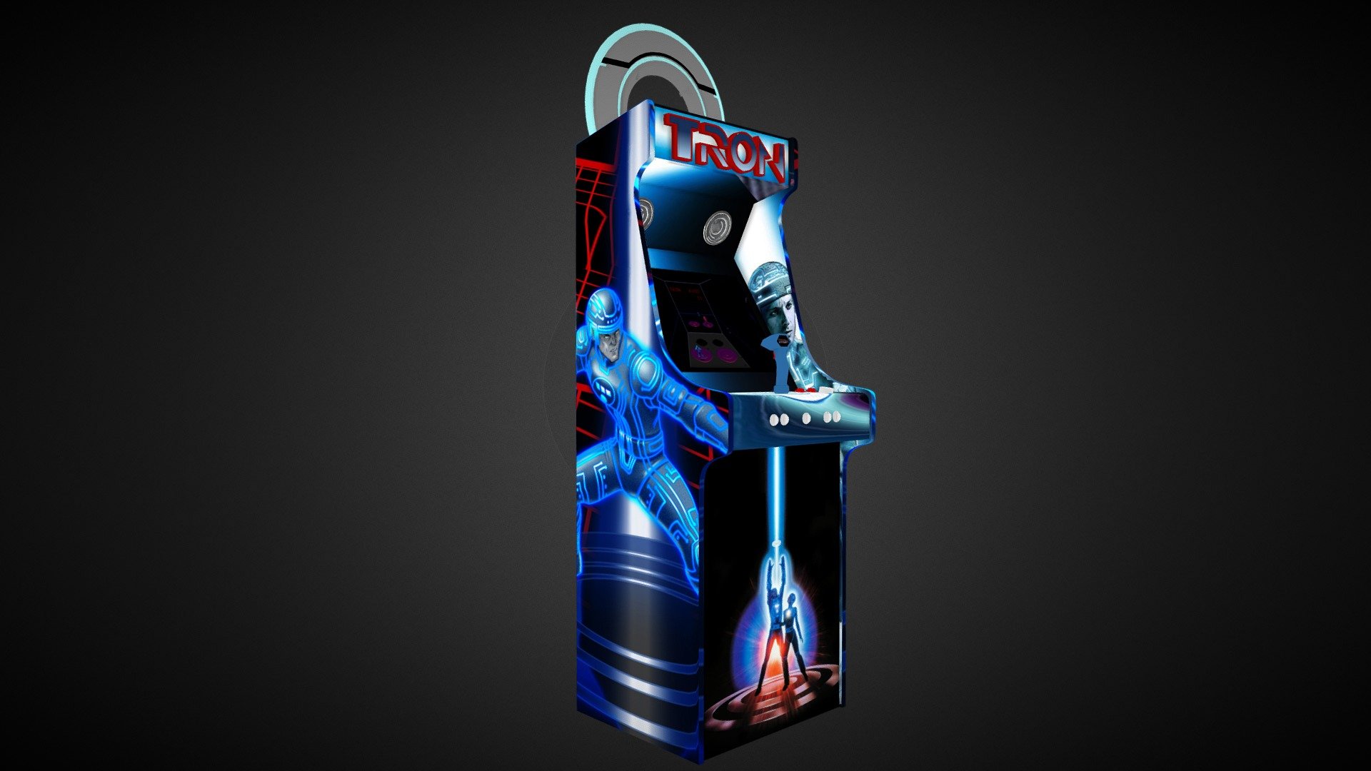 Tron Discs Arcade v1 - 3D model by Art-Conan [e0cff21] - Sketchfab