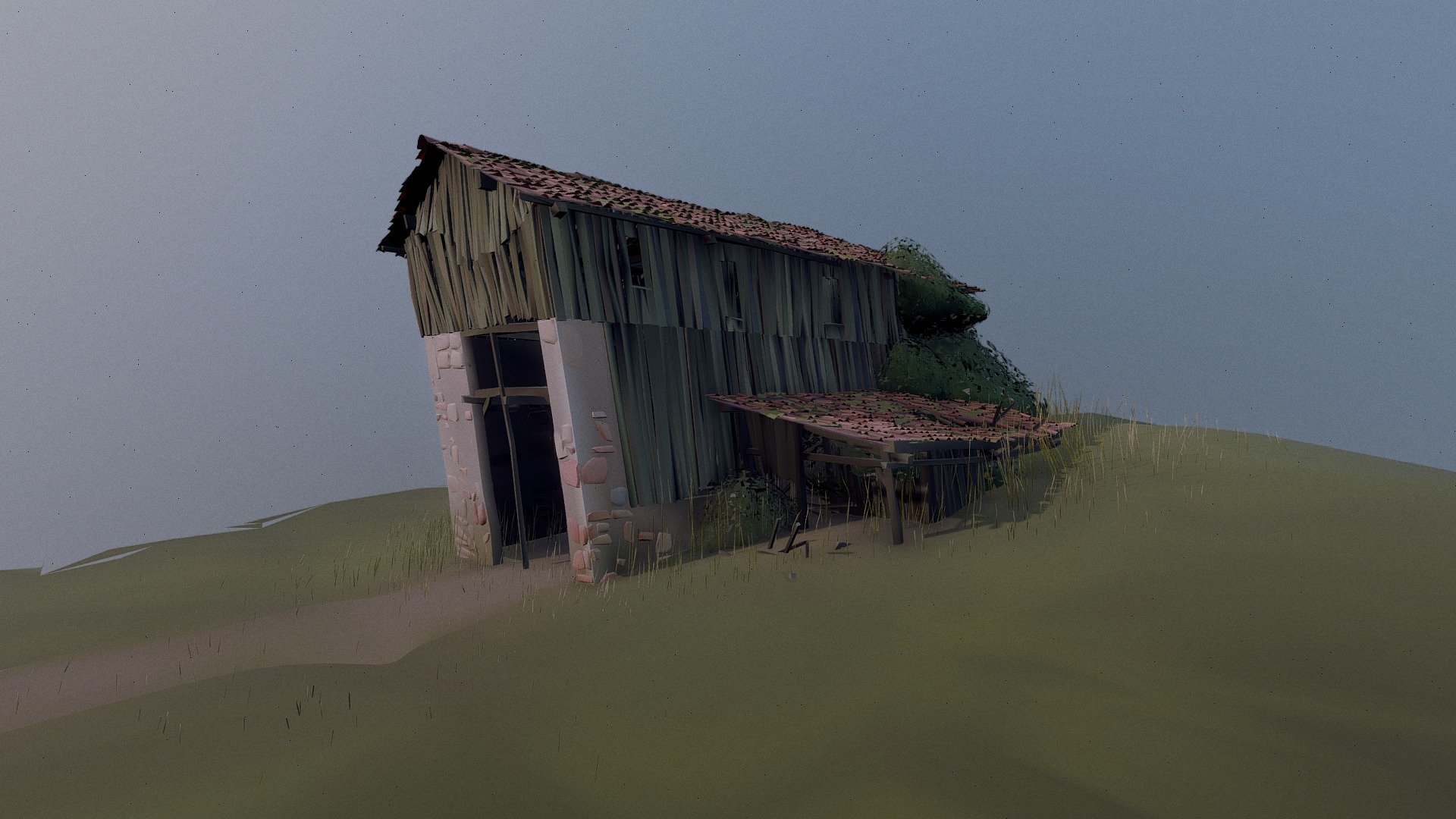 Barn - Download Free 3D model by Michel Donze (@mdonze) [e0d2167 ...