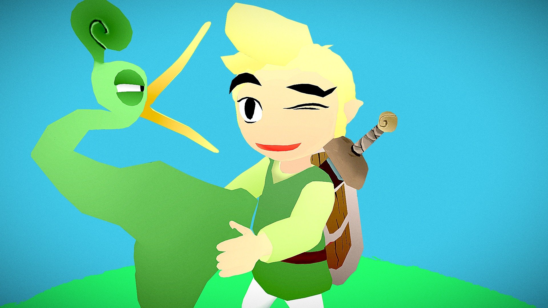 Link from the Minish Cap - Buy Royalty Free 3D model by ThadeuJ ...