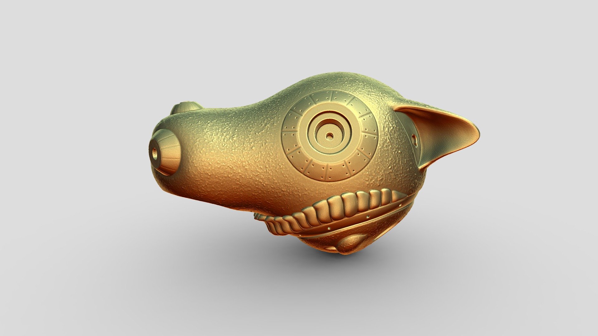 Dog Head - Download Free 3D model by Diana Liu (@Diana123456) [e0d68ae ...