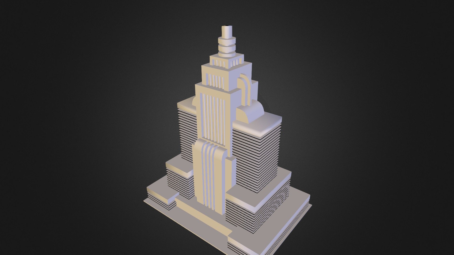 skyscraper - 3D model by PieterDhondt [e0d8cab] - Sketchfab