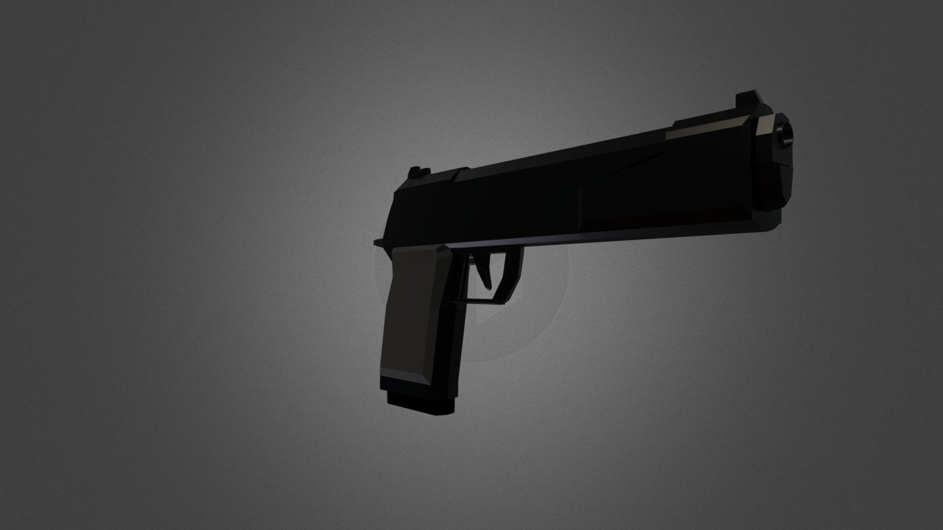 Pistol - Download Free 3D model by AJW117 [e0d9078] - Sketchfab