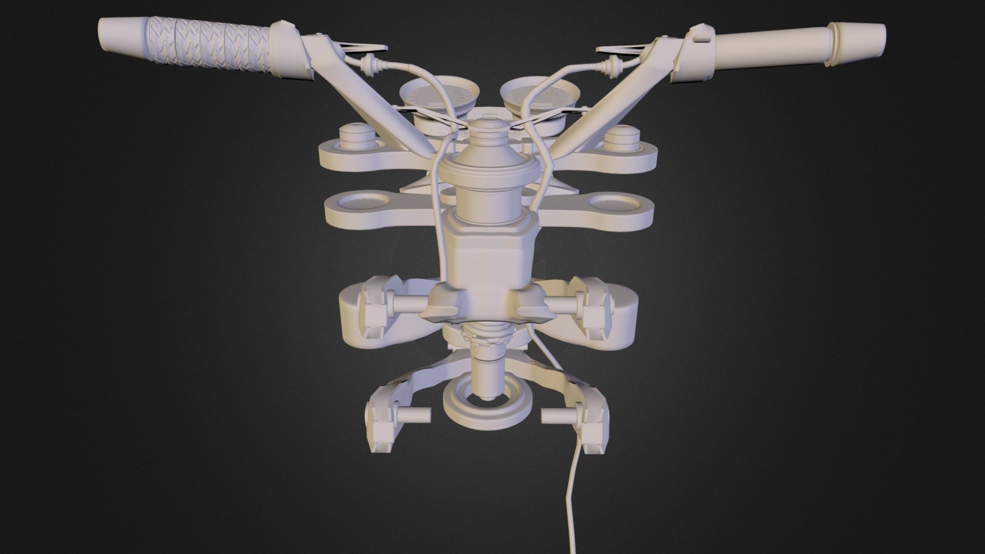 Jackal Black Front sus and handle bars.obj - 3D model by KB3D (@kev717 ...