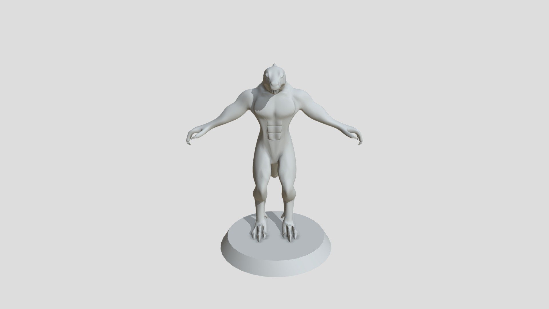 Lizardman v0.1 - Download Free 3D model by james525 [e0de02e] - Sketchfab