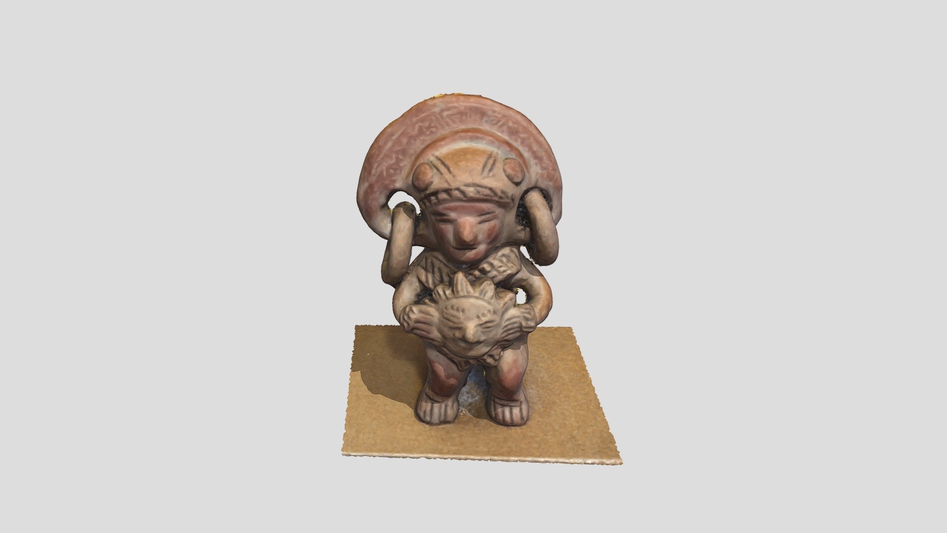 Figura de Cerámica Inca - 3D model by sperdomorios [e0de8e0] - Sketchfab