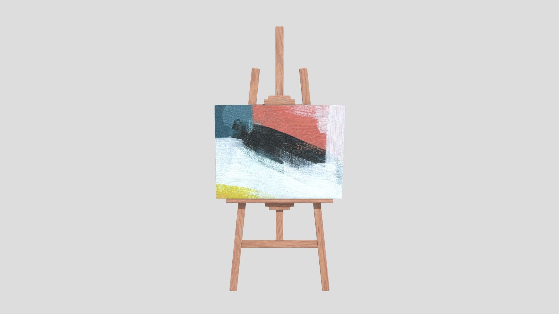 Easel - Download Free 3D model by Click Design (@jplucero0824) [e0e241c ...