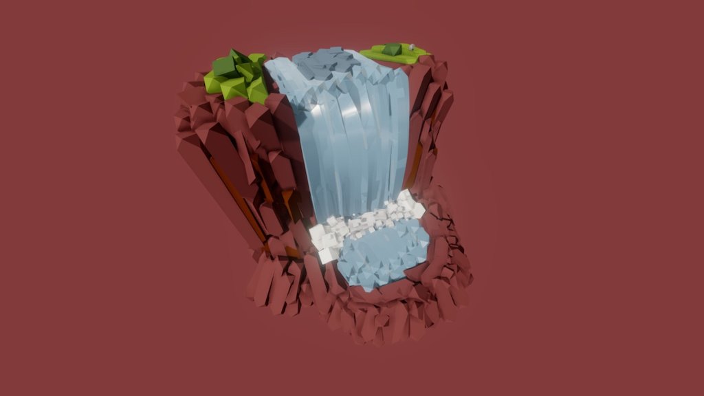 [GravitySketchVR] Zora's Waterfall - 3D model by romainrevert [e0e243b ...
