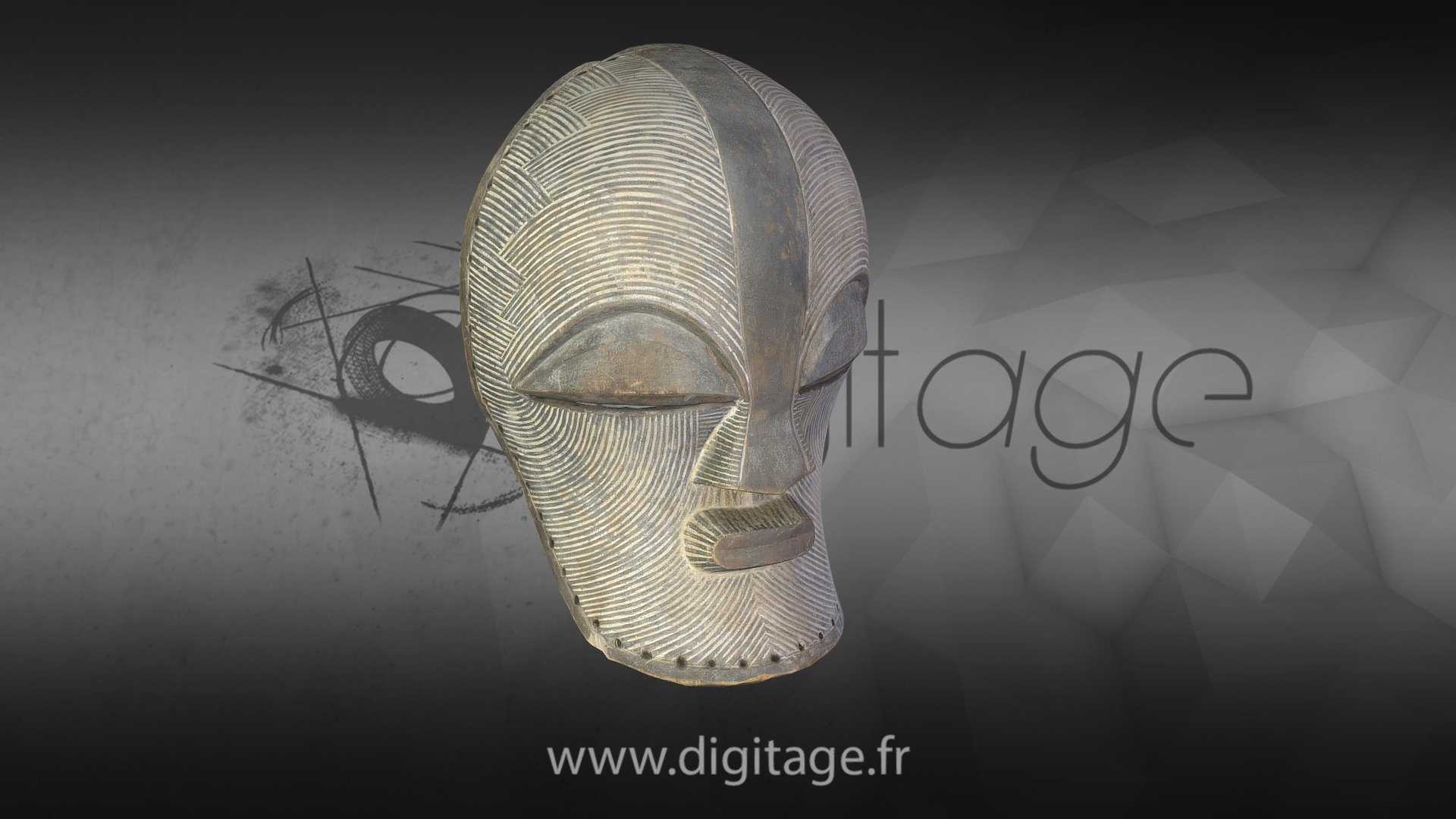 Mazedia - Masque Humain Songye - 3D model by Digitage [e0e25d6] - Sketchfab