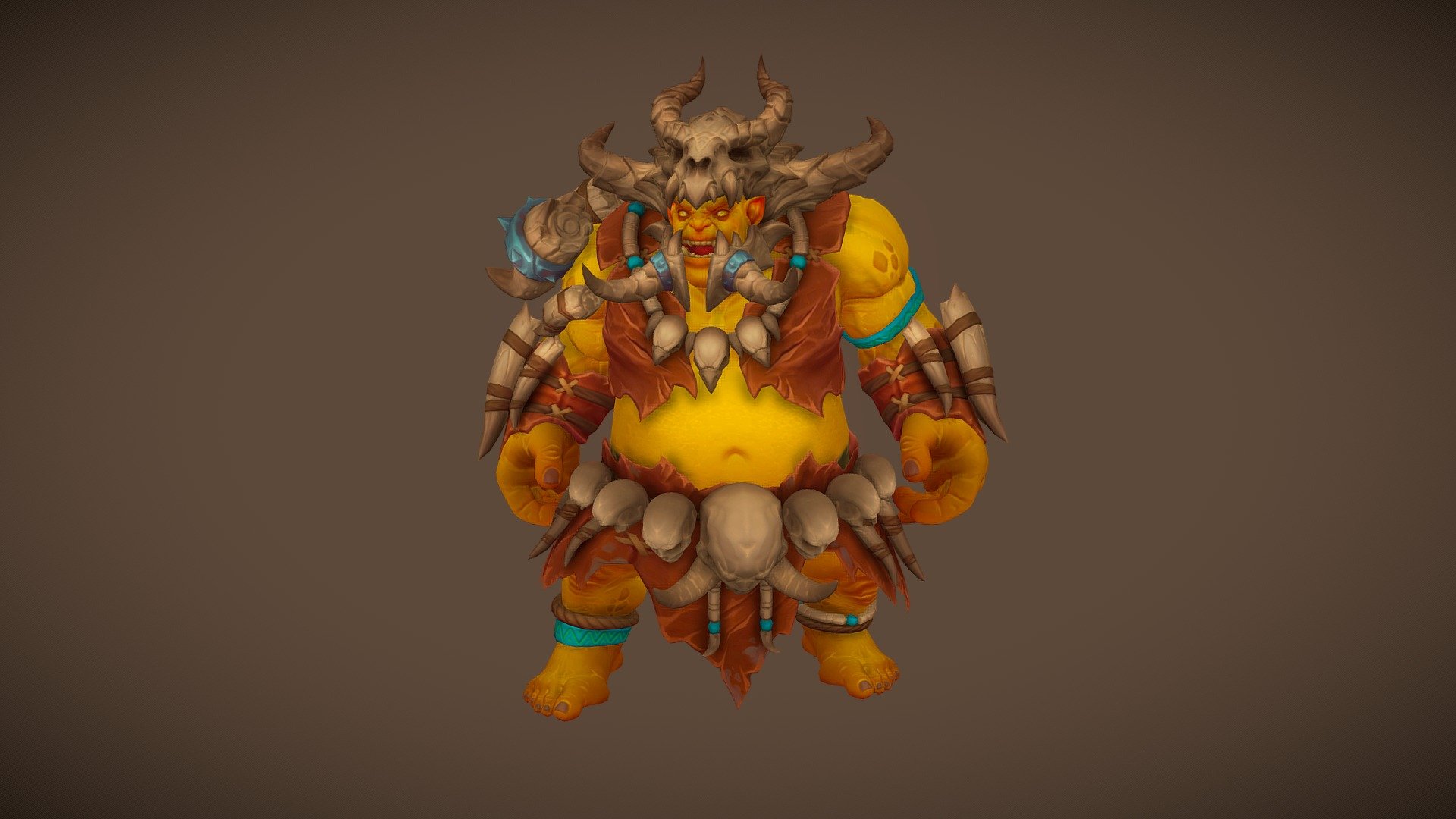 Stylized Fantasy Ogre King - 3D model by N-hance Studio (@Malice6731 ...