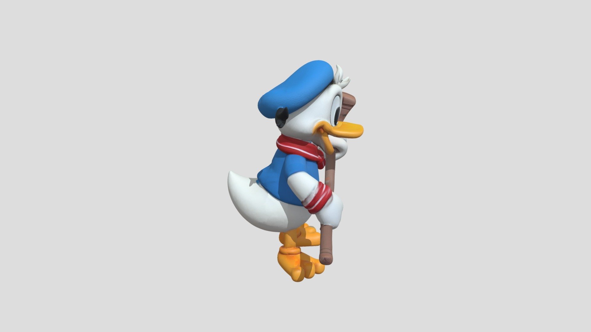 Donald Duck on Ice! 🦆🏒 ️ - Download Free 3D model by Ceejay.Achu ...