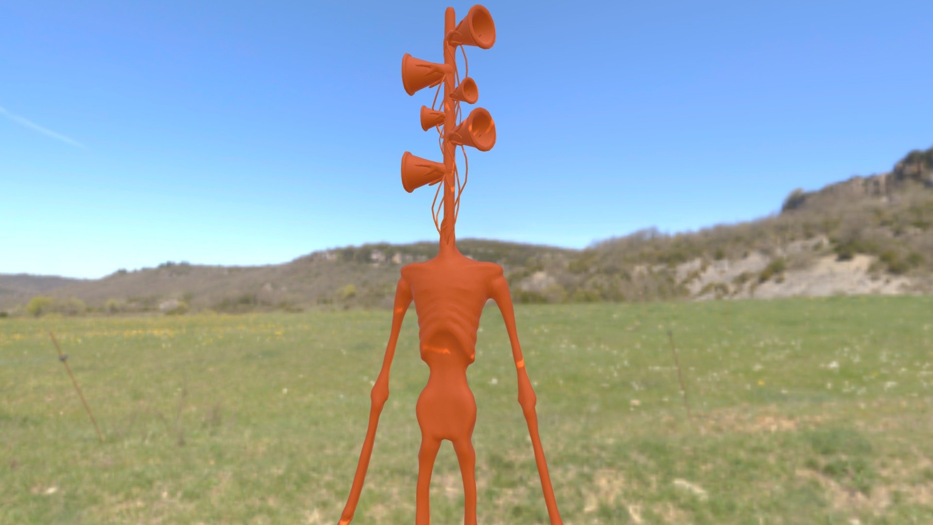 Wood Siren Head Basic Model - Download Free 3D model by Edward Johnson ...