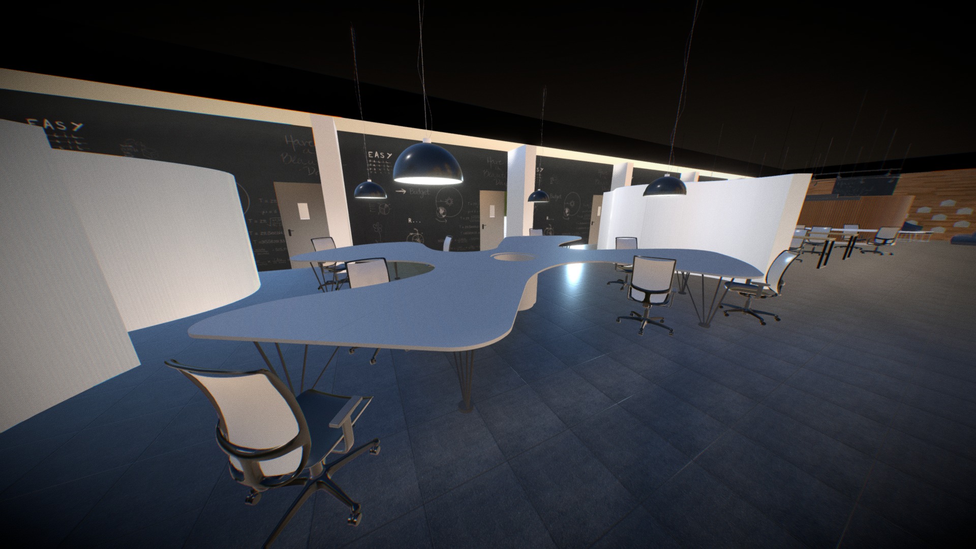 Coworking - 3D model by rendercuartaporta [e0e64a4] - Sketchfab