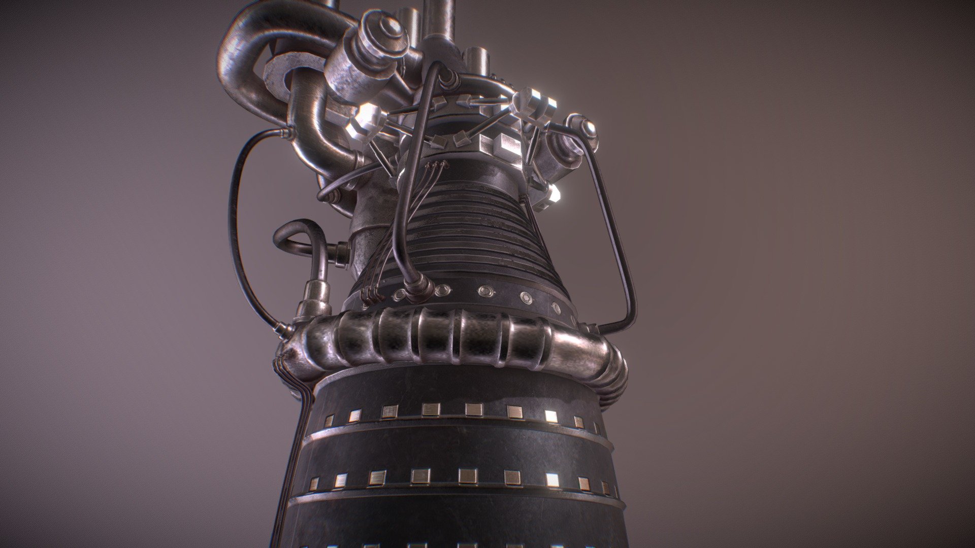 Generic Rocket Engine - 3D model by Animattronic [e0e6ba6] - Sketchfab