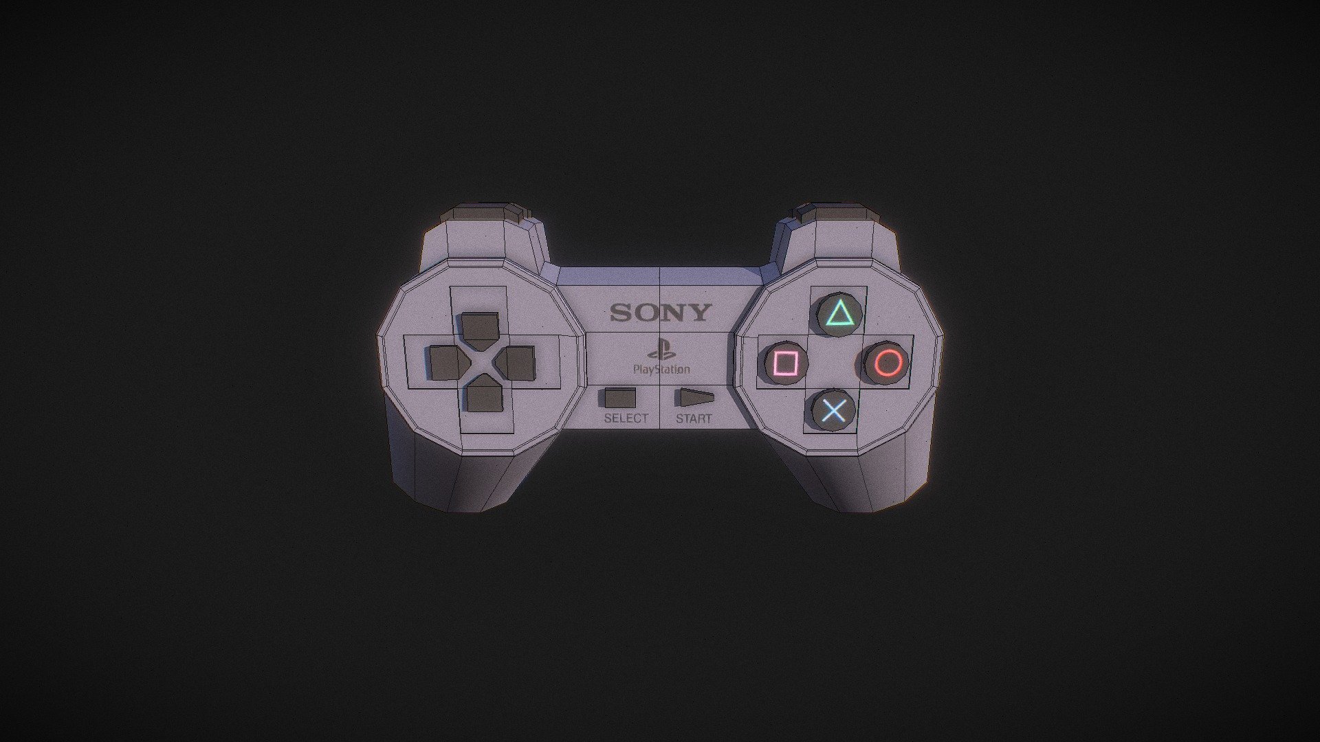PS1 Low Poly Controller - 3D model by Adrián Aznar Tapia (@adri.azta ...