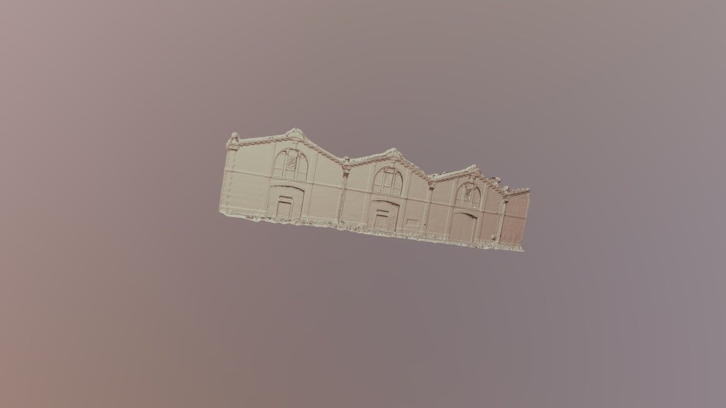 Facade Arles - 3D model by sysdrone [e0e7357] - Sketchfab