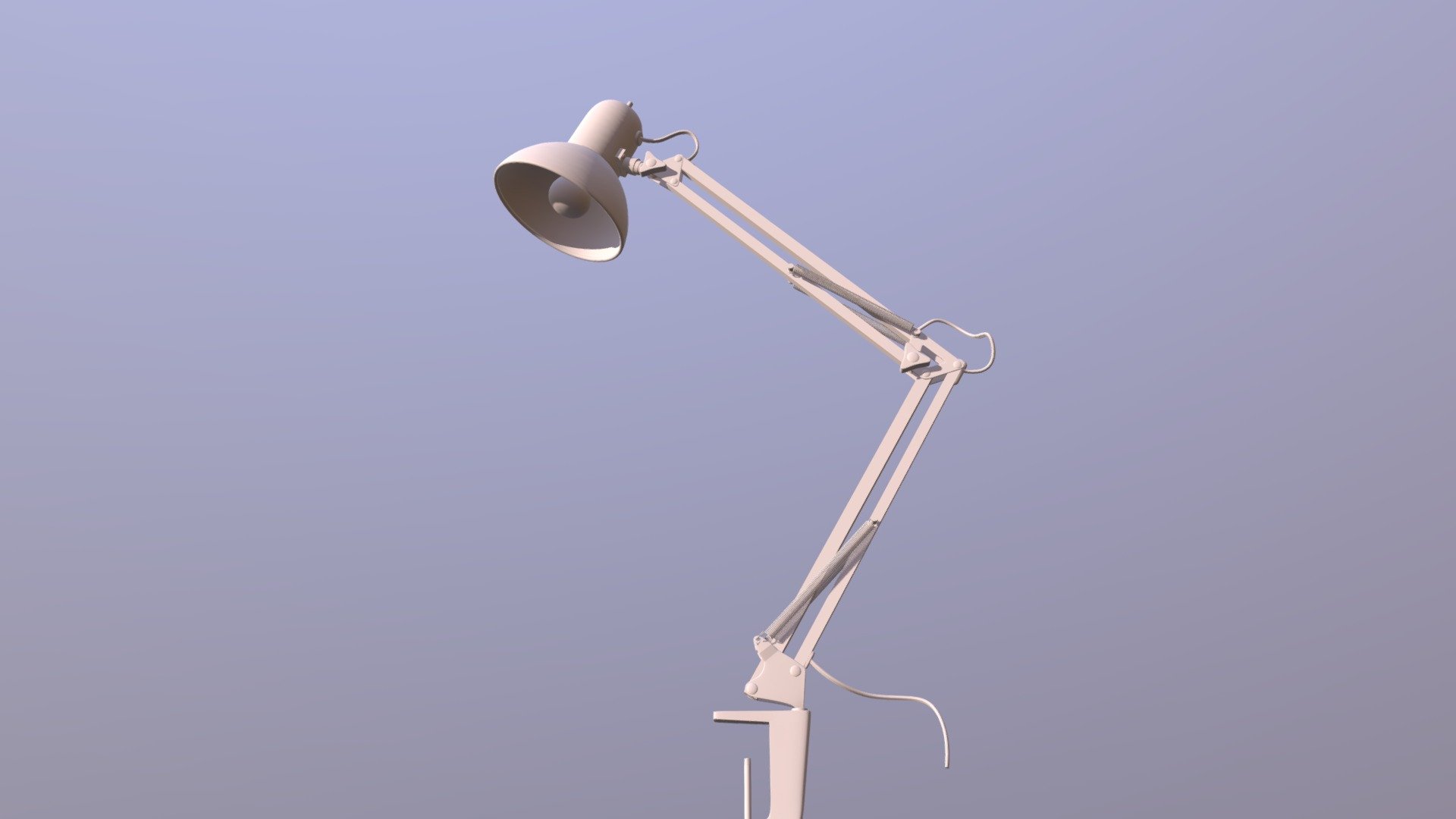 Desk Lamp - 3D model by Zack.Hargrove [e0e7e59] - Sketchfab