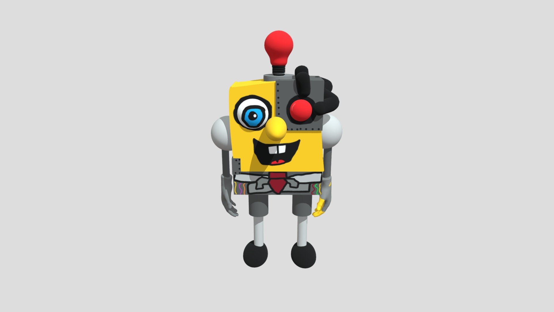 Spongebob Cyborgpants - Download Free 3D model by Maxtubegaming ...