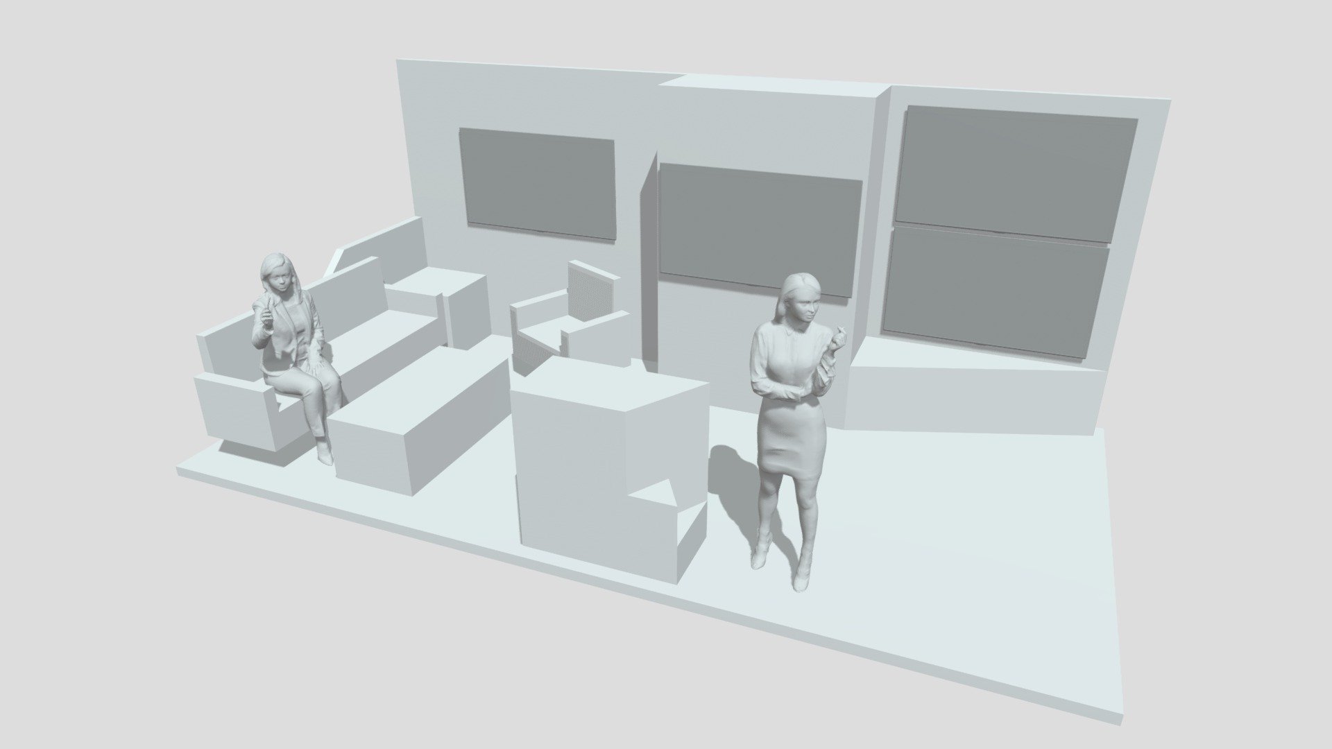 Tanzle Booth 01 - 3D model by J.R.R. Harlequin (@JRRHarlequin) [e0e935b ...