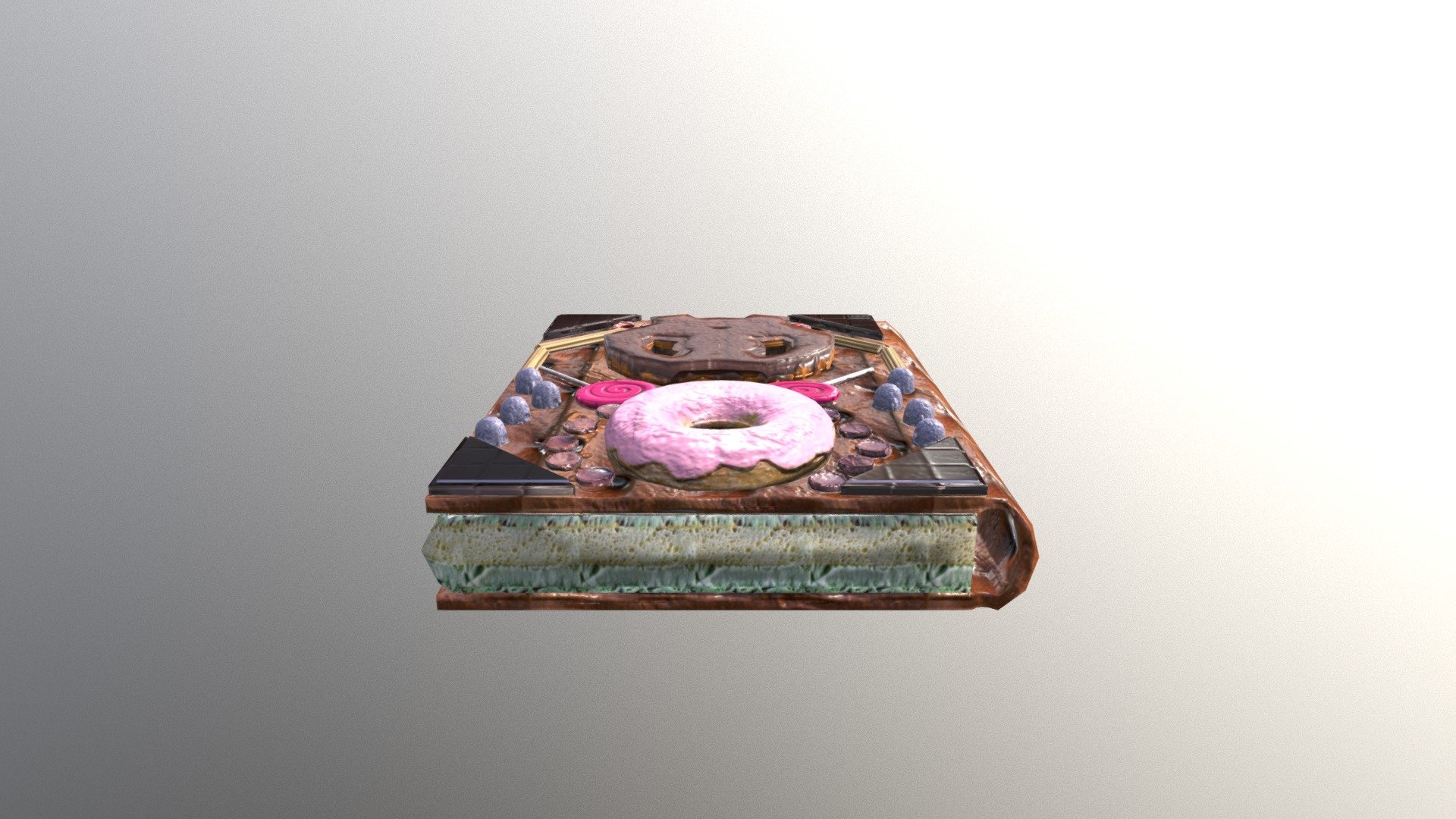 DONUT touch - 3D model by Elizabet15 [e0e9cfc] - Sketchfab