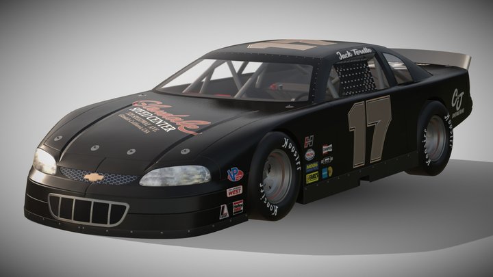 3d Model Of A Nascar Race Car