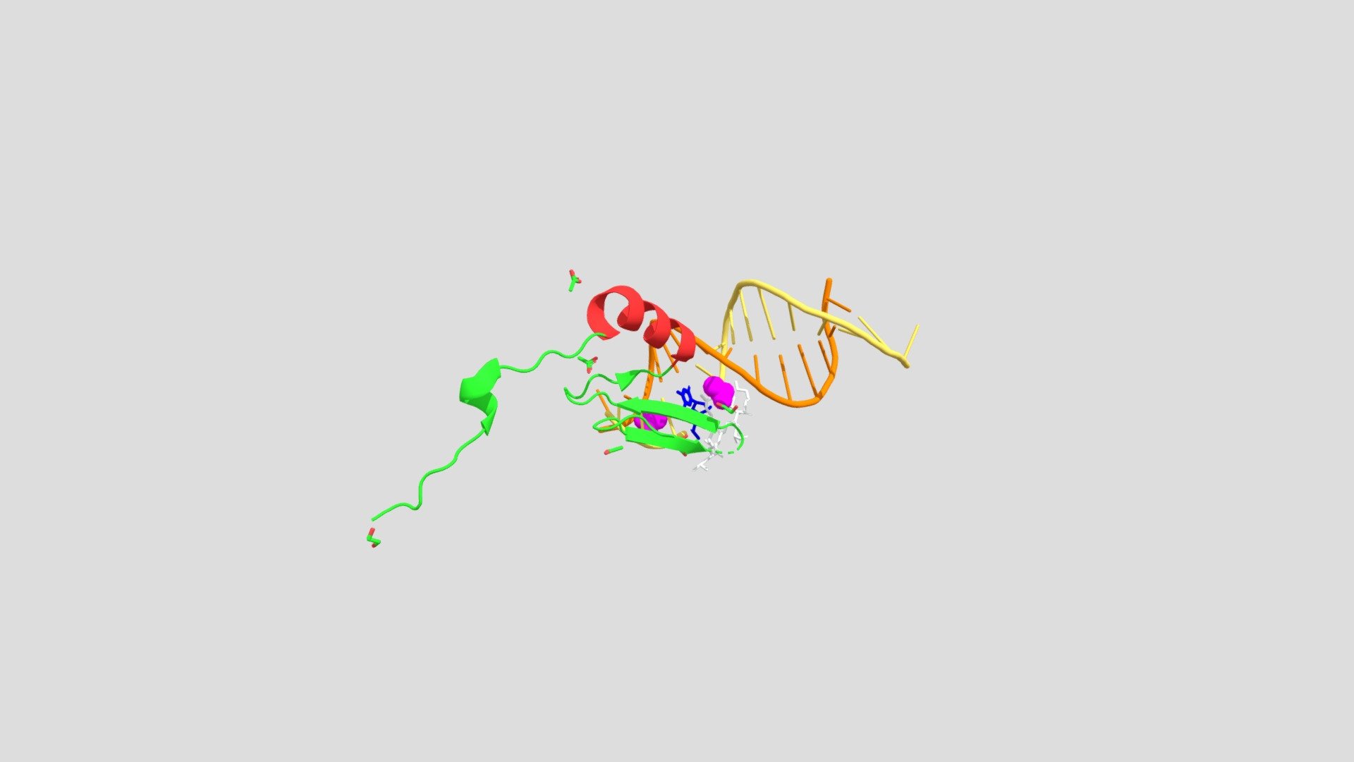 MBD-4 Protein Structural Elements - 3D model by mperri [e0edb19 ...
