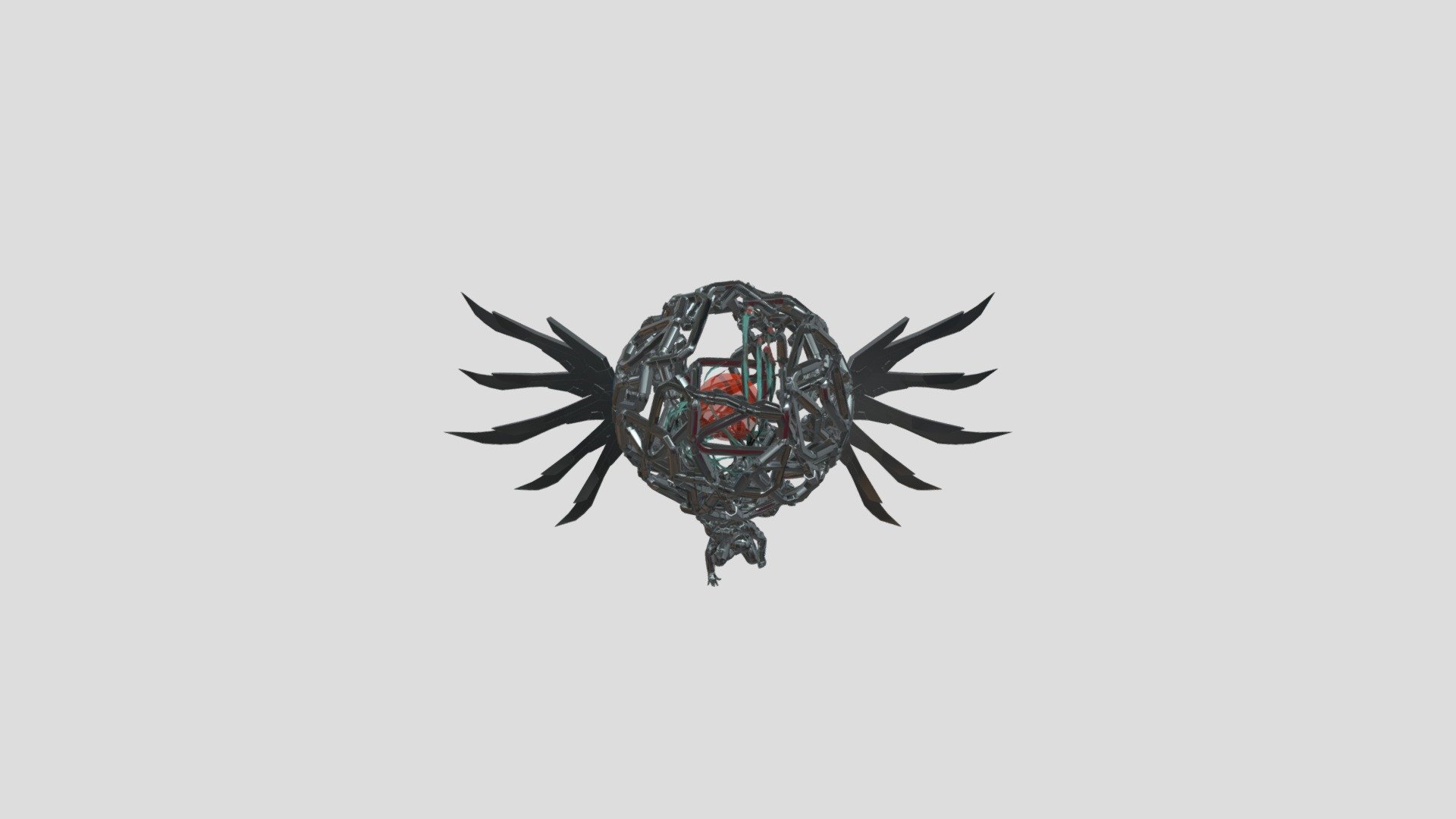 Angel Of Destruction - 3D model by dries.schaballie [e0eff0e] - Sketchfab