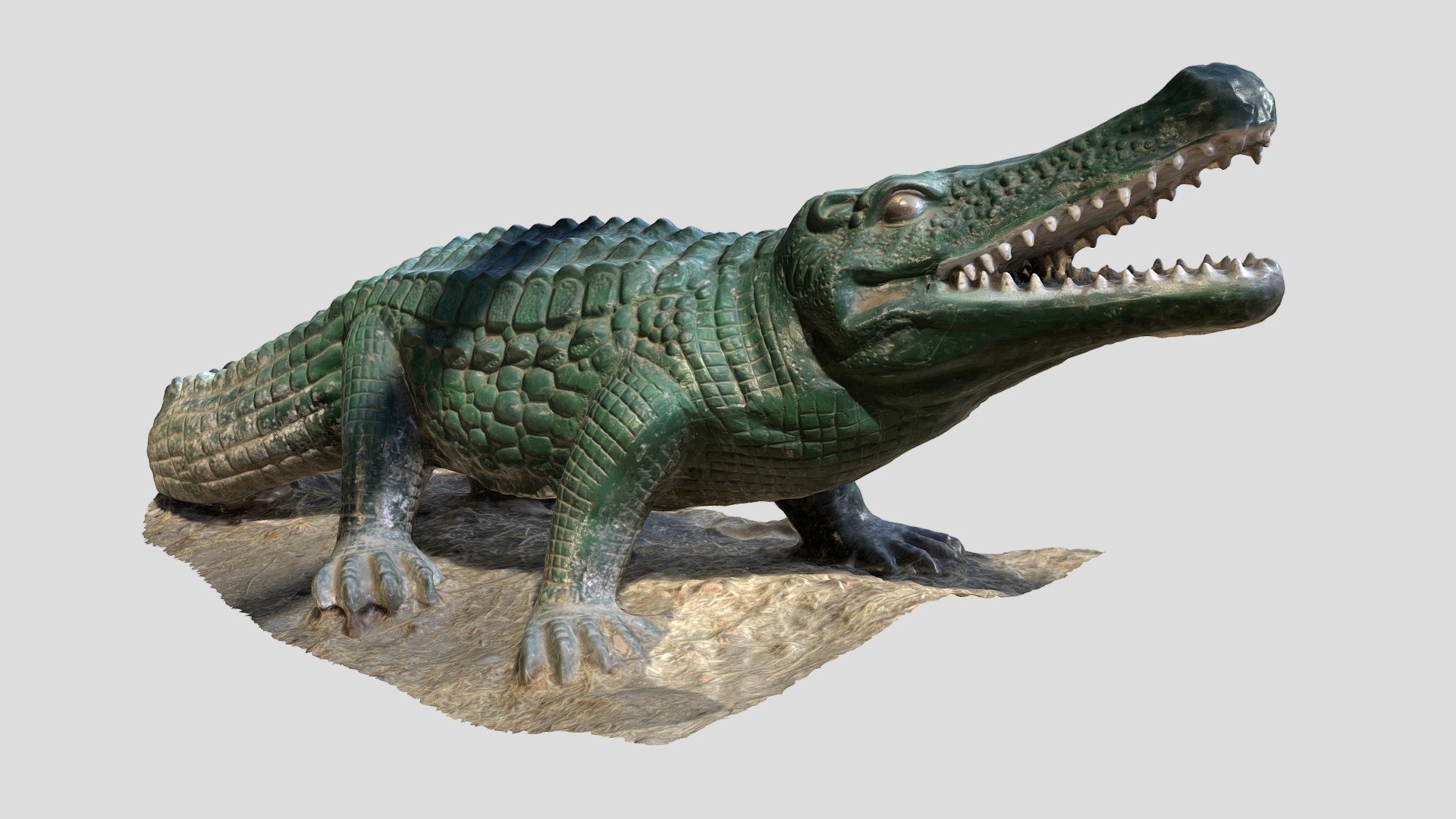 Alligator Statue - Buy Royalty Free 3D model by MADD Designs (@TDModel ...