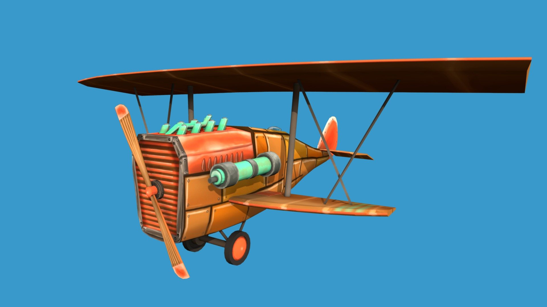 Airplane_Flying_Circus_VandenBerghe_Ben_1IGP25E_ - Download Free 3D ...