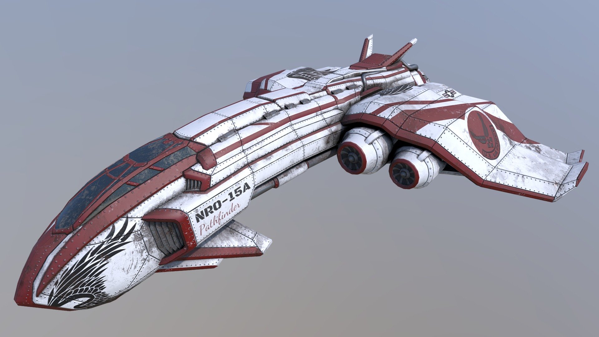NRO-15A Pathfinder jetplane - Buy Royalty Free 3D model by guillaume ...