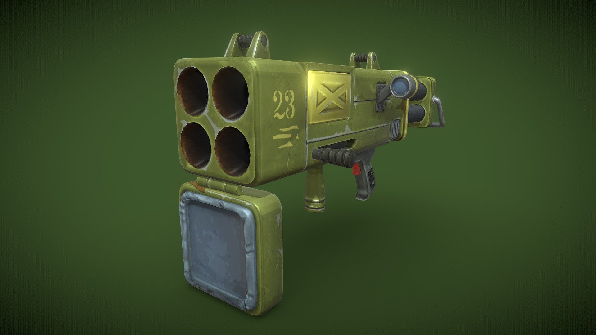 Quad Launcher - Download Free 3D model by Elite Big Speakerman ...