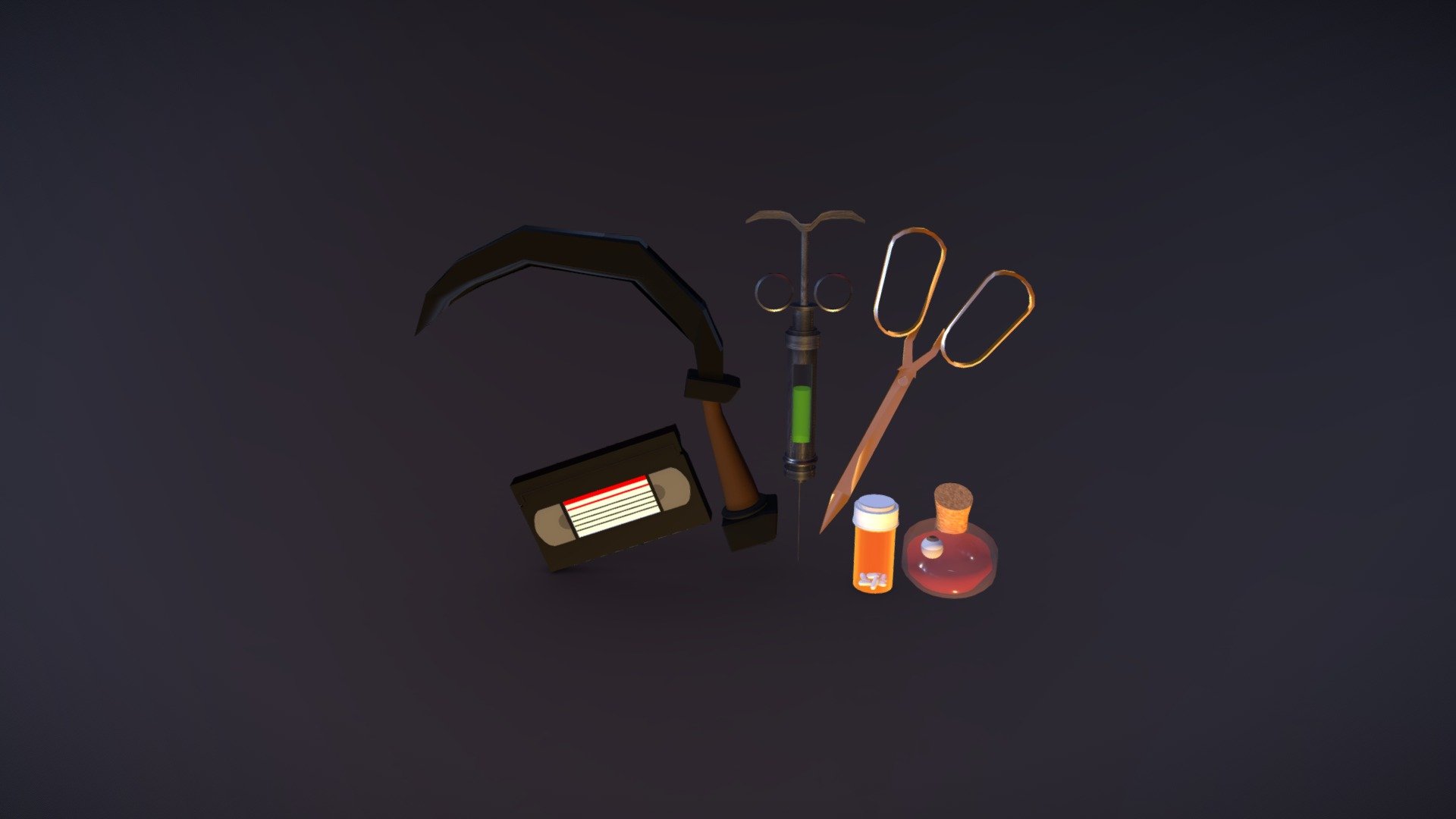 Horror Tool Set - 3D model by SarahNewNew [e0f4e7b] - Sketchfab