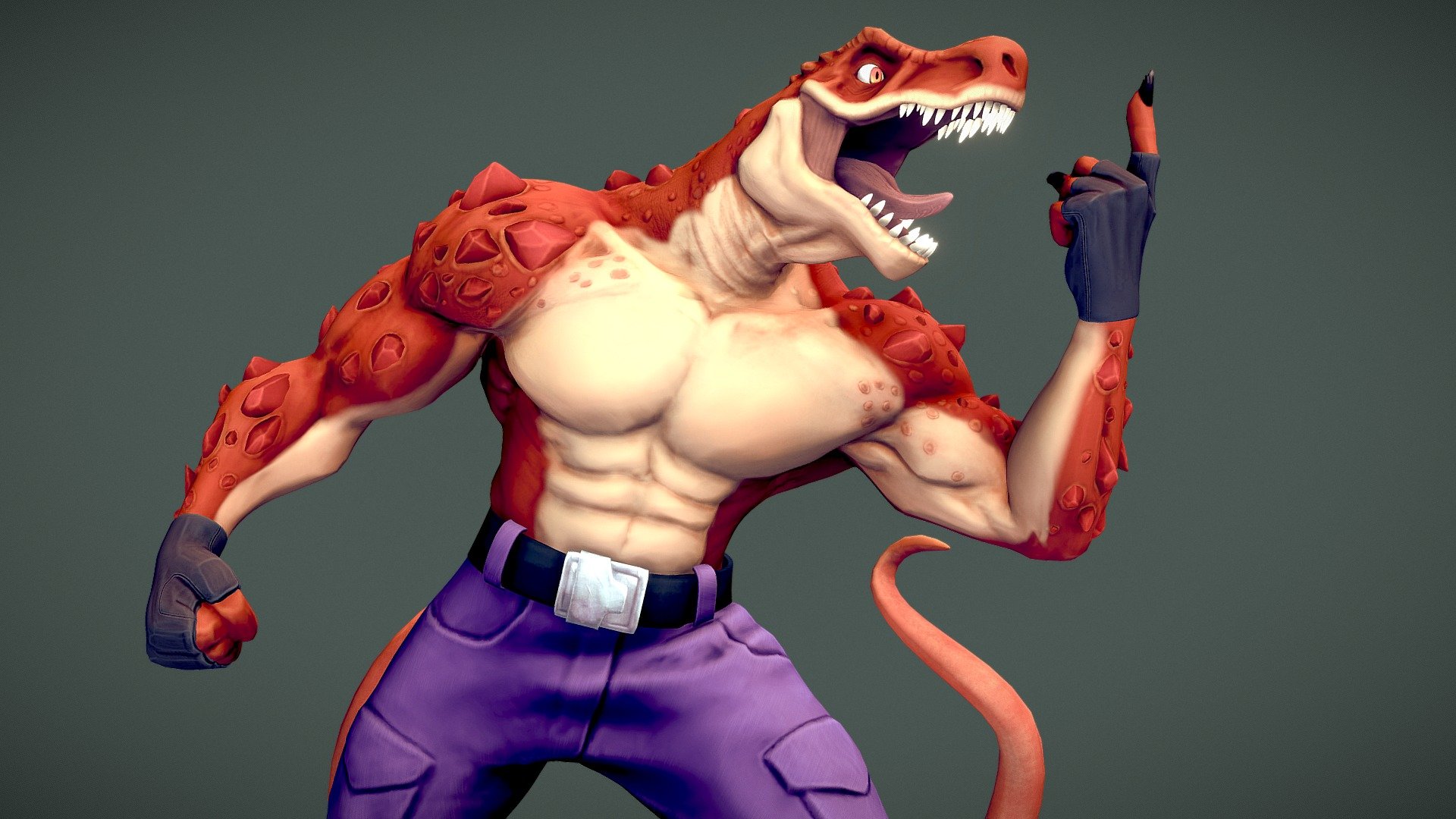 Genghis Rex - 3D model by ccsan3d (@ccsan) [e0f500c] - Sketchfab