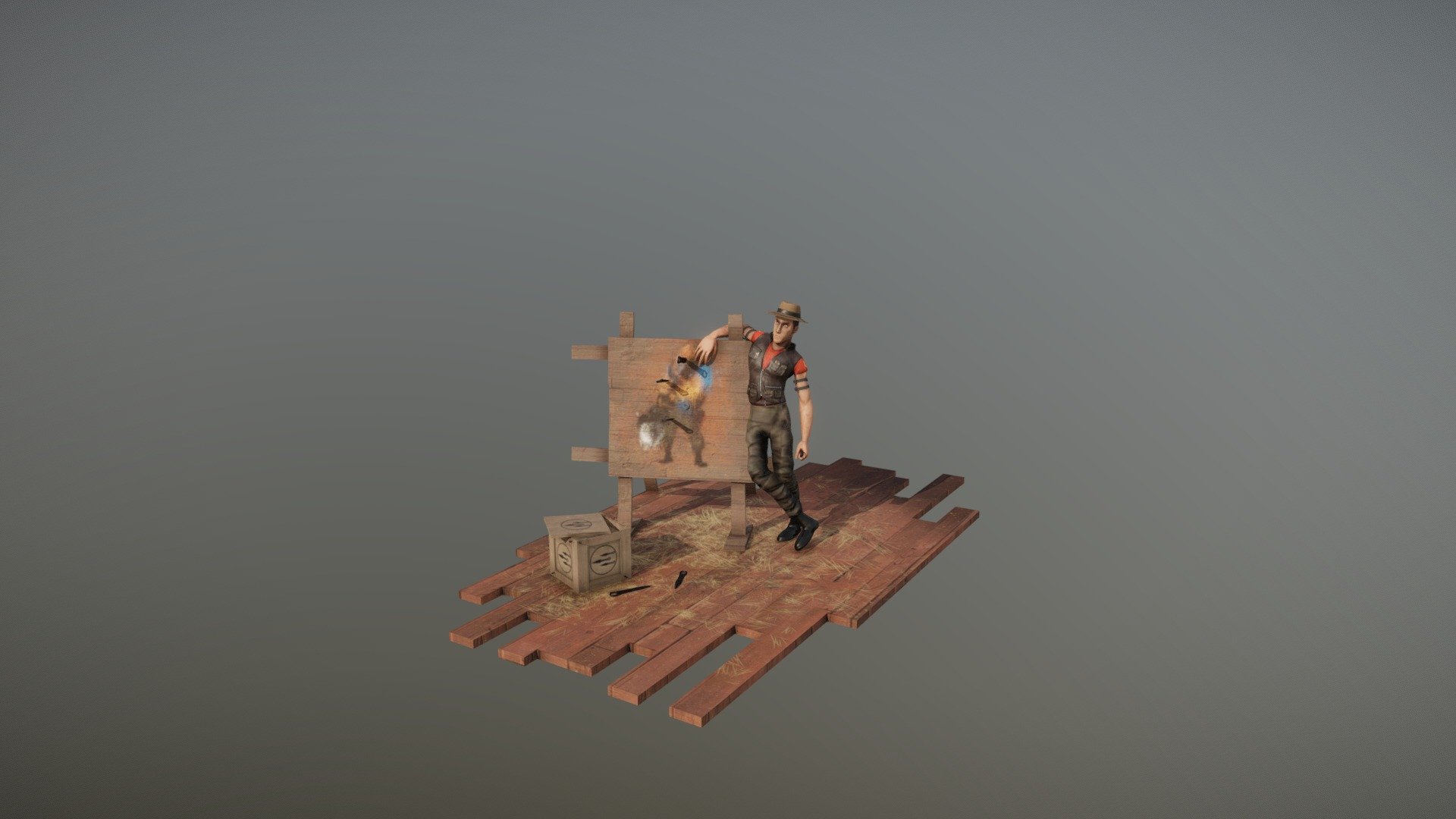 Mick Mundy - 3D model by Reece Mulley (@reece.mulley) [e0f5976] - Sketchfab