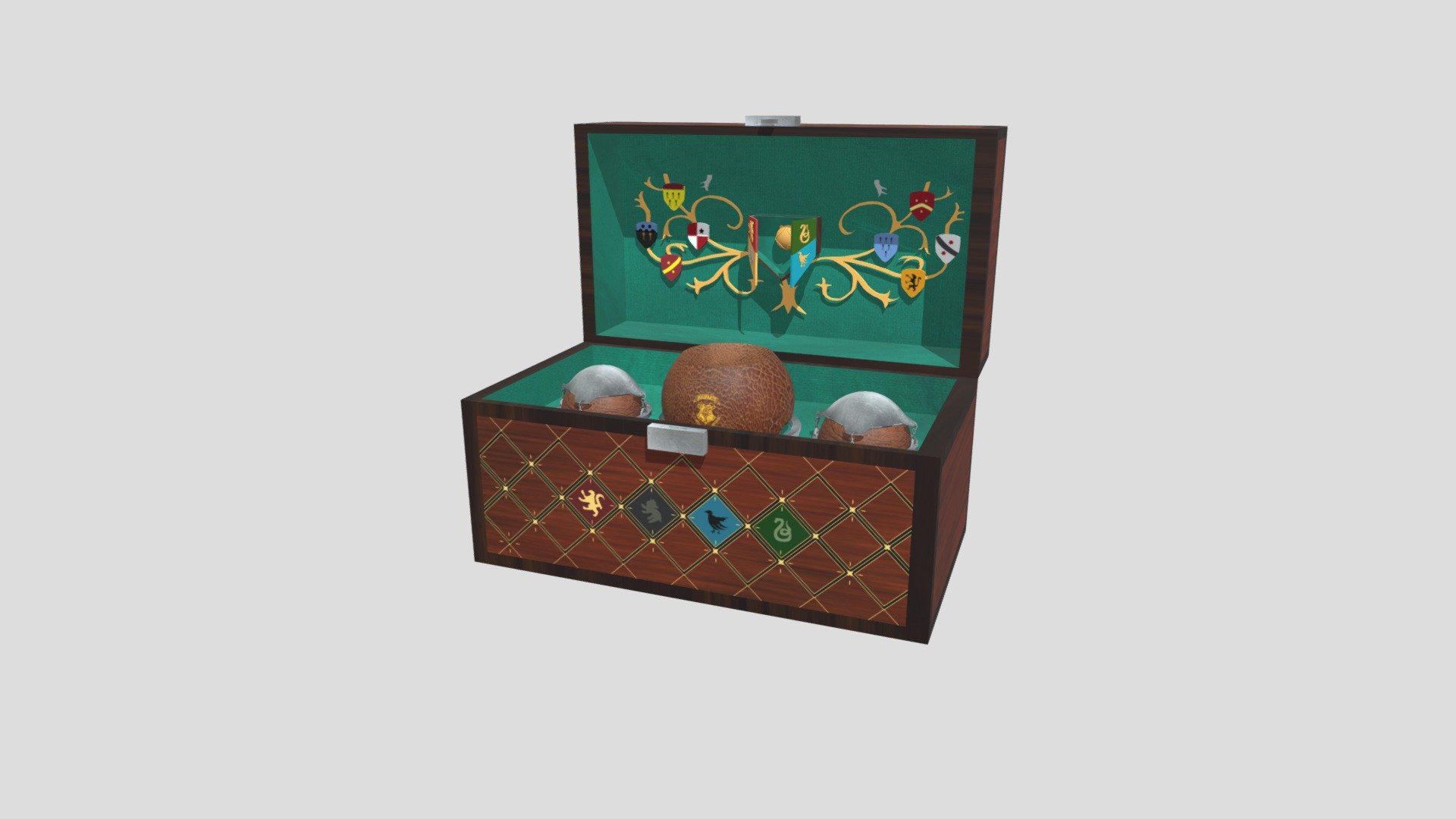 Quidditch Chest - 3D model by Urooj.Ahmed [e0f649f] - Sketchfab