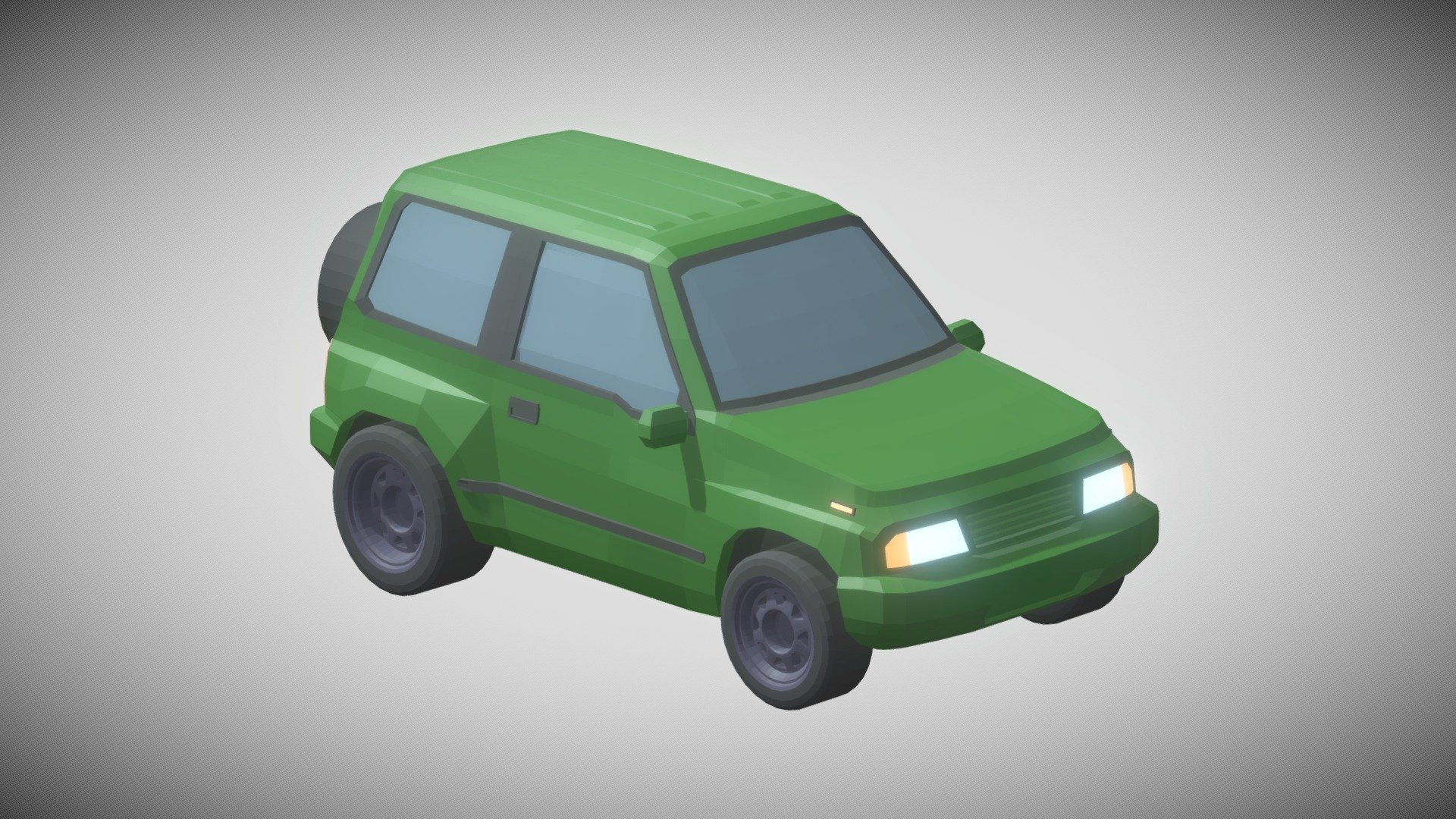Suzuki Vitara Escudo Sidekick 1988 Low Poly - 3D model by ...