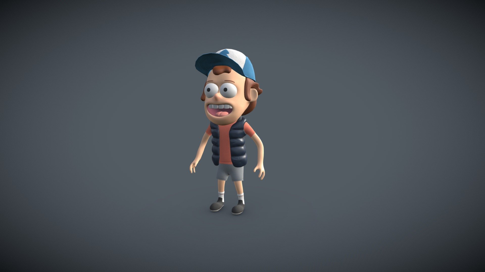 Dipper Pines - 3D model by Daiana Flenche (@DaianaFlenche) [e0f70f2 ...