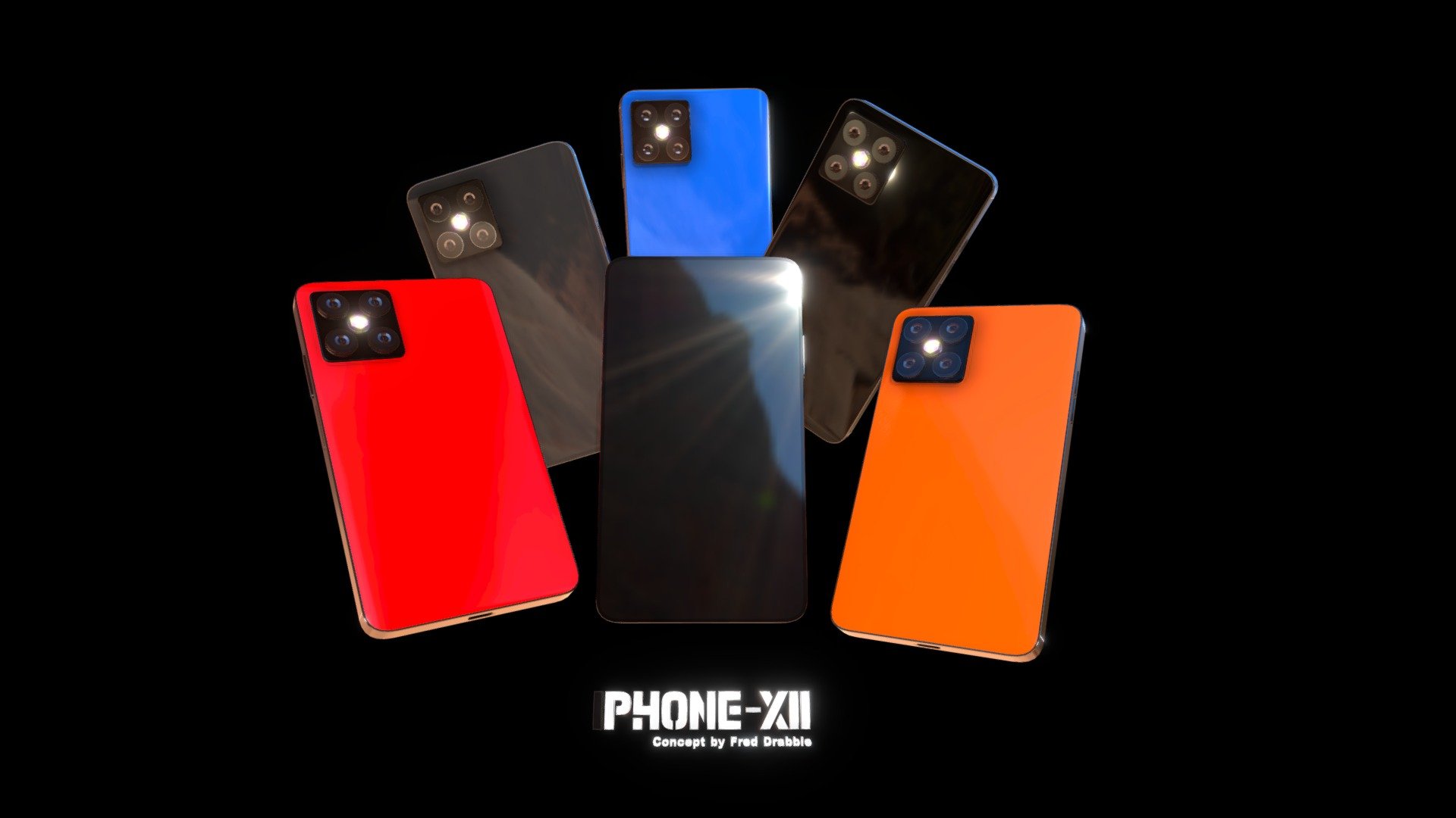 IPHONE 12 CONCEPT - Download Free 3D model by Fred Drabble ...