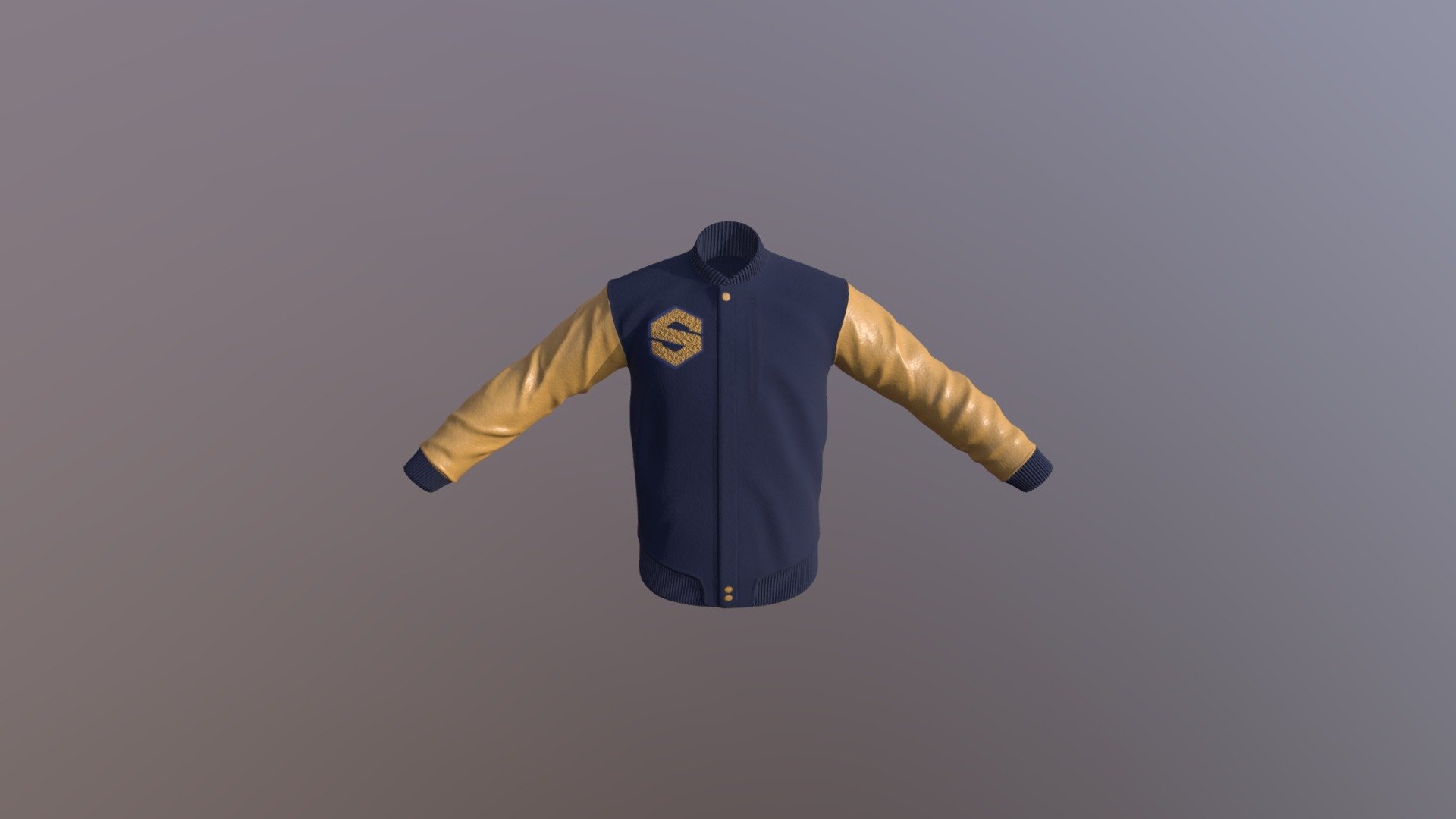 Letterman Jacket - 3D model by Keshawn Jenkins (@KeshawnJenkins ...