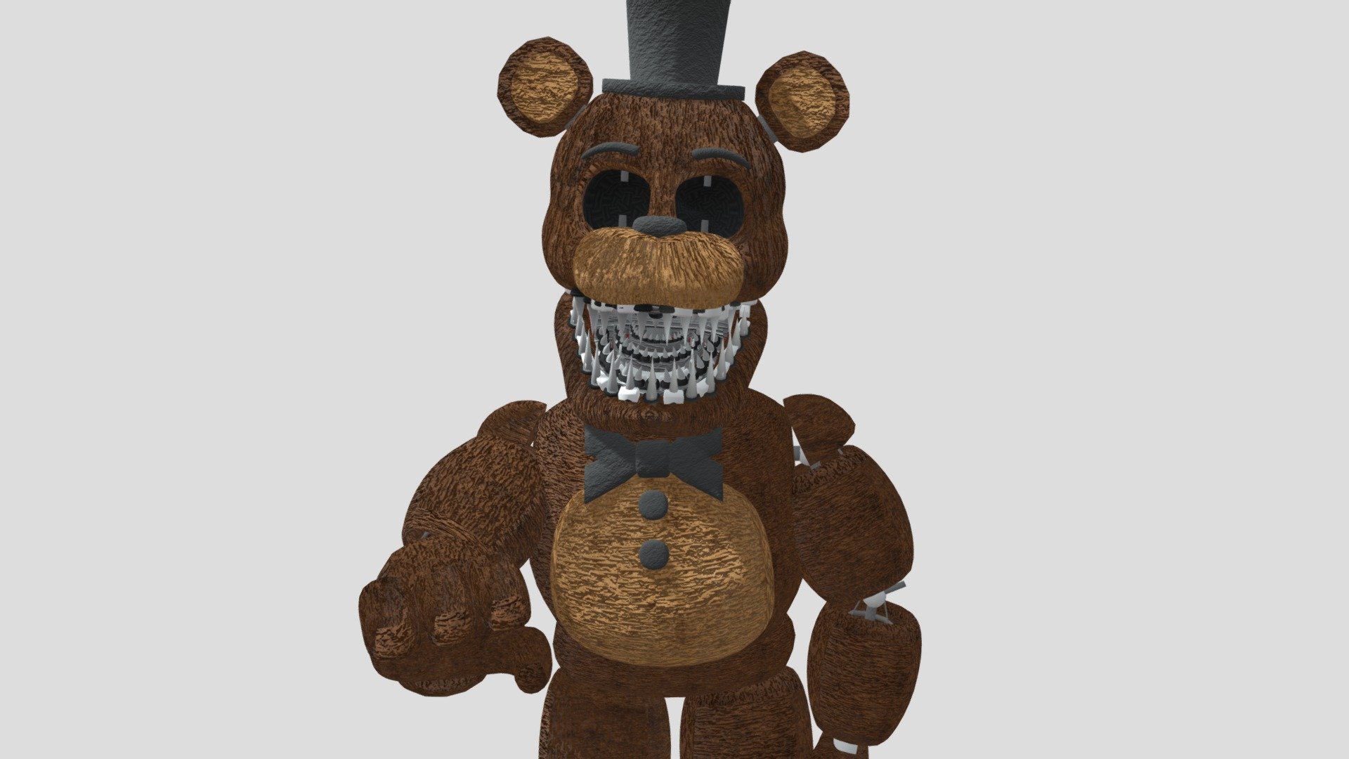 Sinister Turmoil Freddy - Download Free 3D model by OrangeSauceu ...