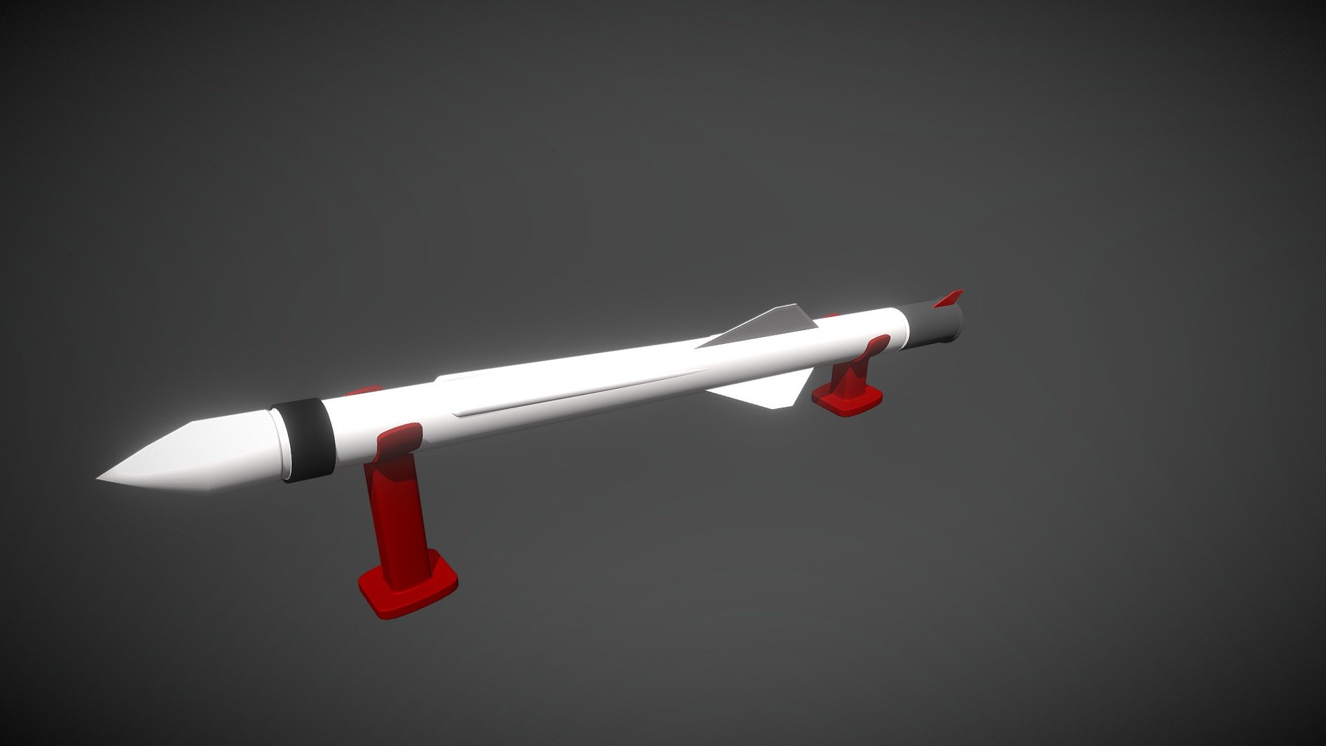 Missile - 3D model by PounUP [e0fd474] - Sketchfab