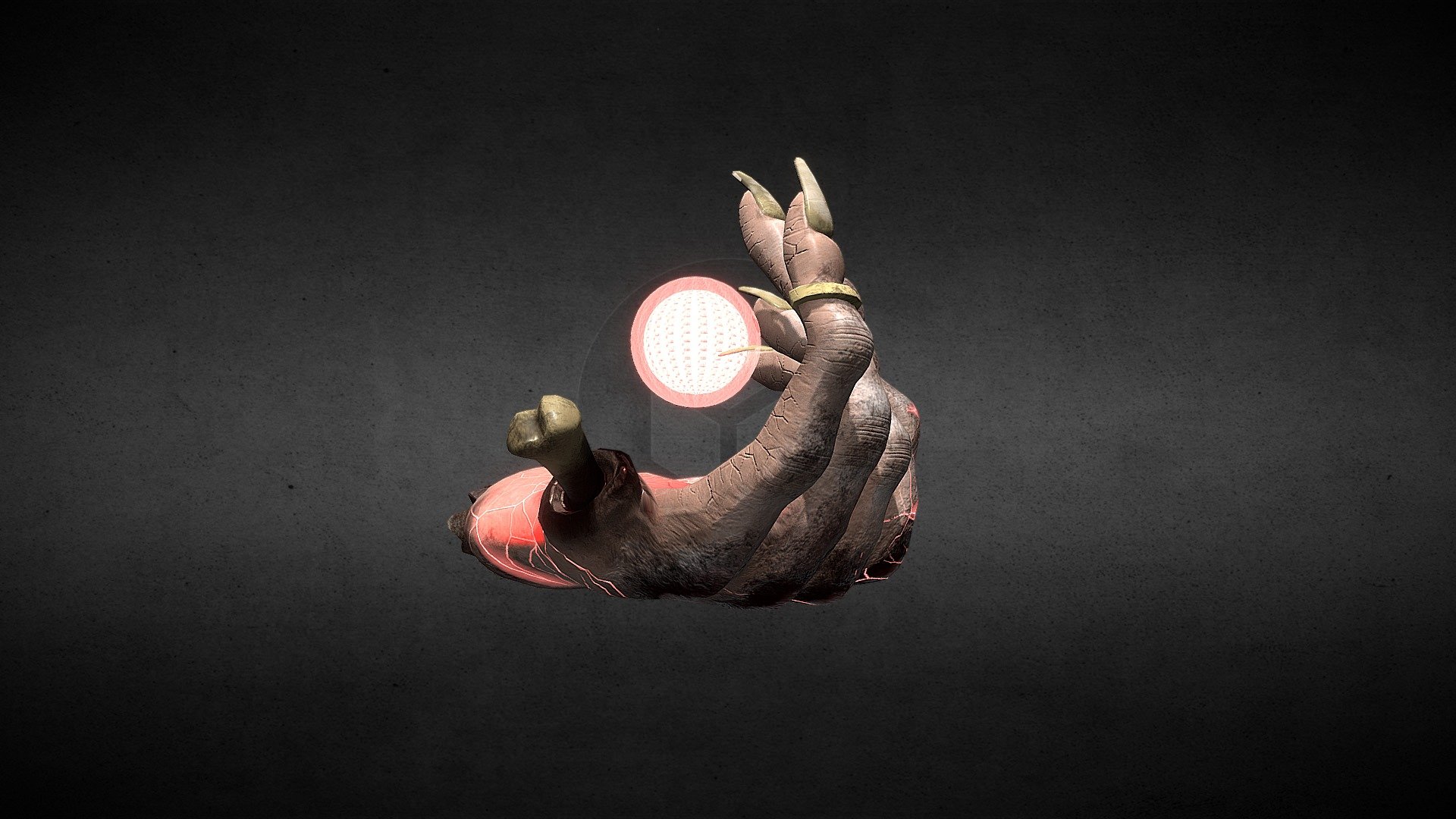 animated Cursed Hand - 3D model by Tom.McCahey [e0fdc5a] - Sketchfab