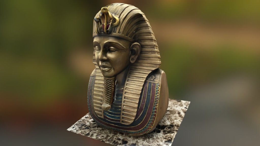 Redo of Pharaoh Head - model by Egonbones - 3D model by trnio [e0fe936 ...