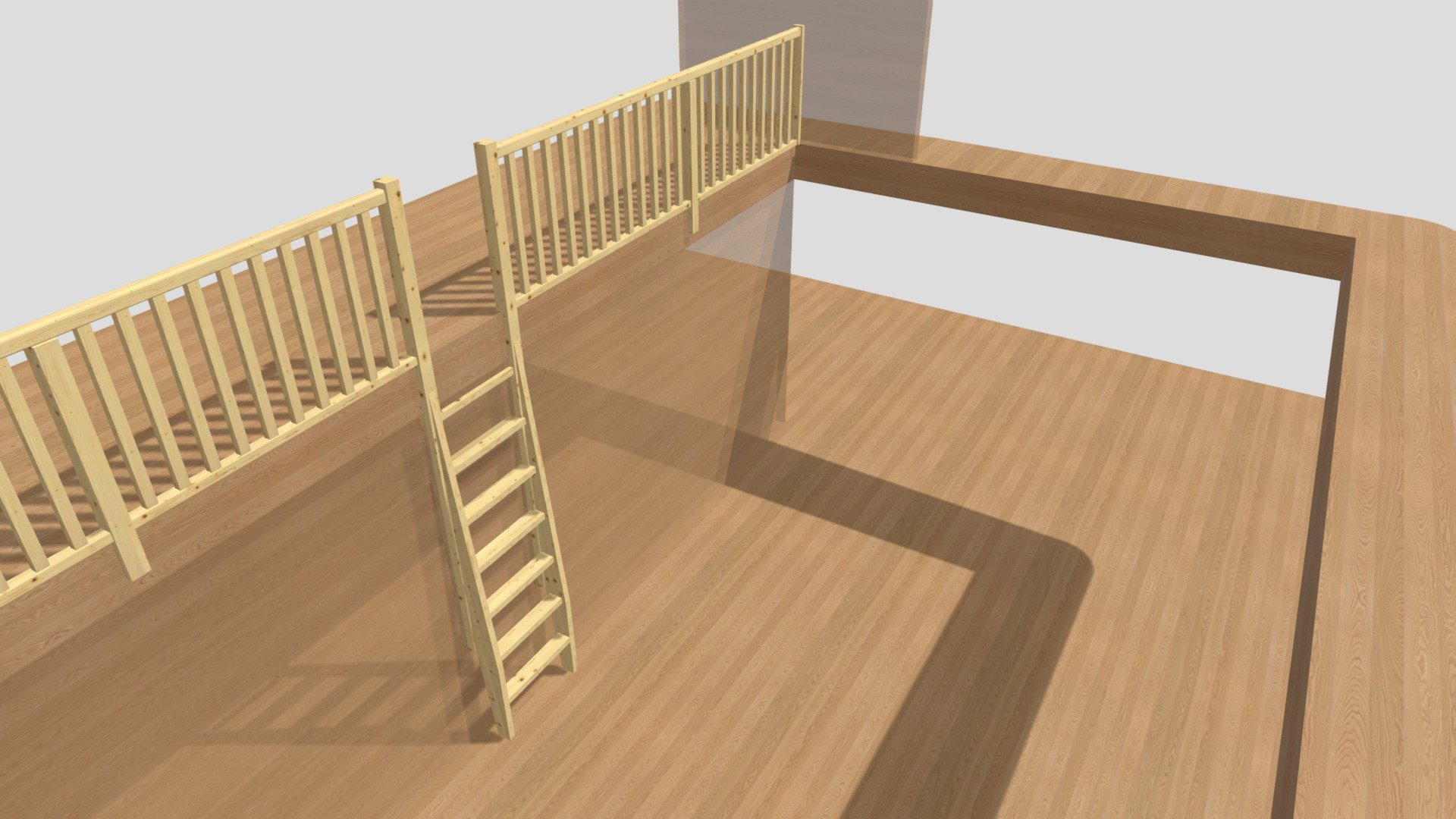 CLT treppredel. - 3D model by Aarain [e100512] - Sketchfab