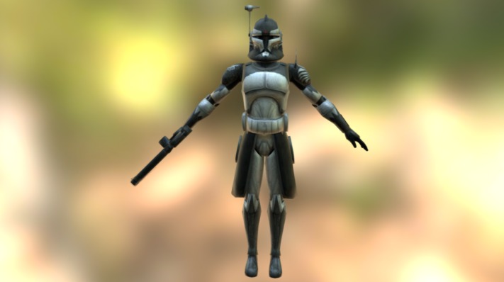 Commander Wolffe - 3D model by beholdmidia [e100a3f] - Sketchfab