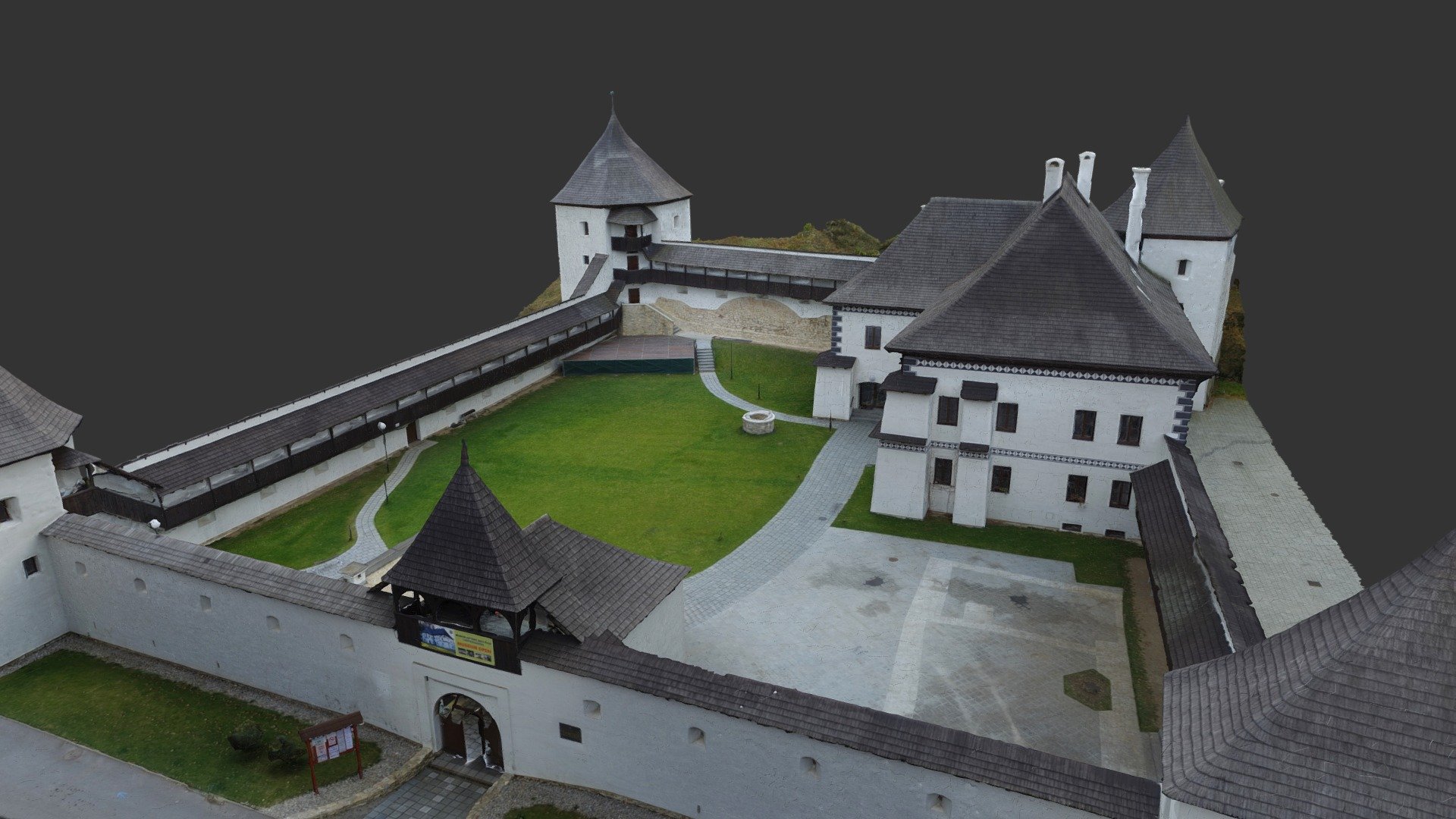 Zamok Divin - Download Free 3D model by FerdinandOrnth [e10339b ...