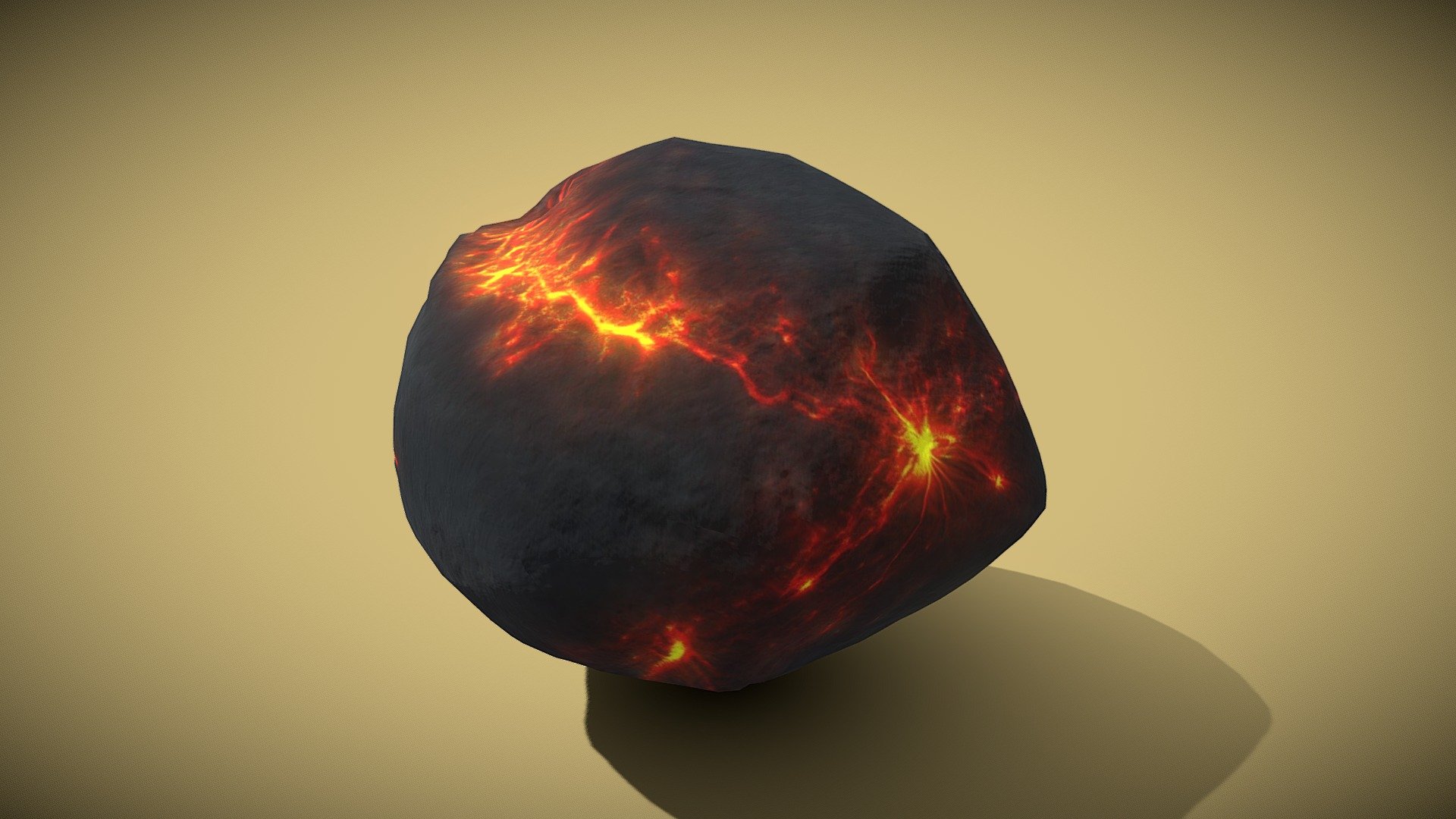 Fire Astroid - Buy Royalty Free 3D model by SAXN [e103800] - Sketchfab ...
