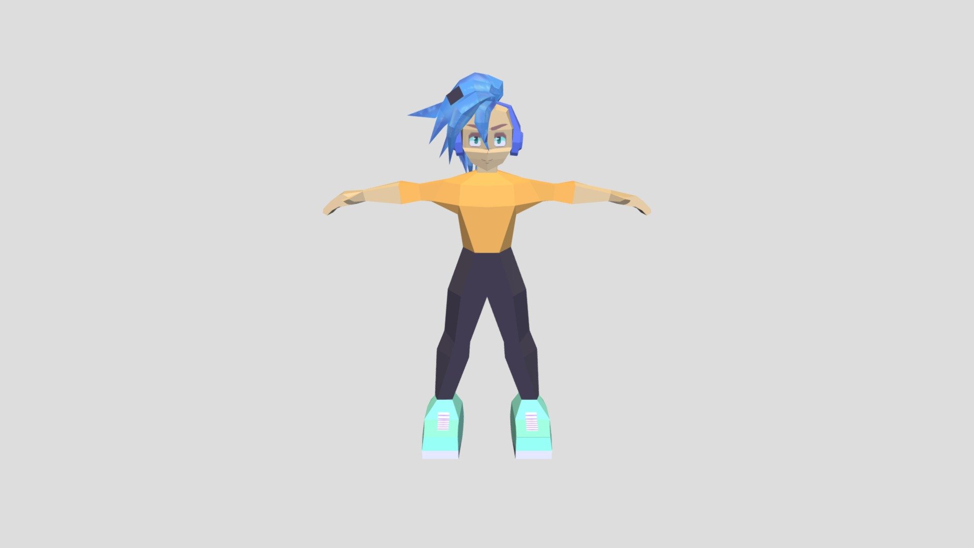 Low Poly DJ Avatar - 3D model by Bathinjan [e1040bd] - Sketchfab