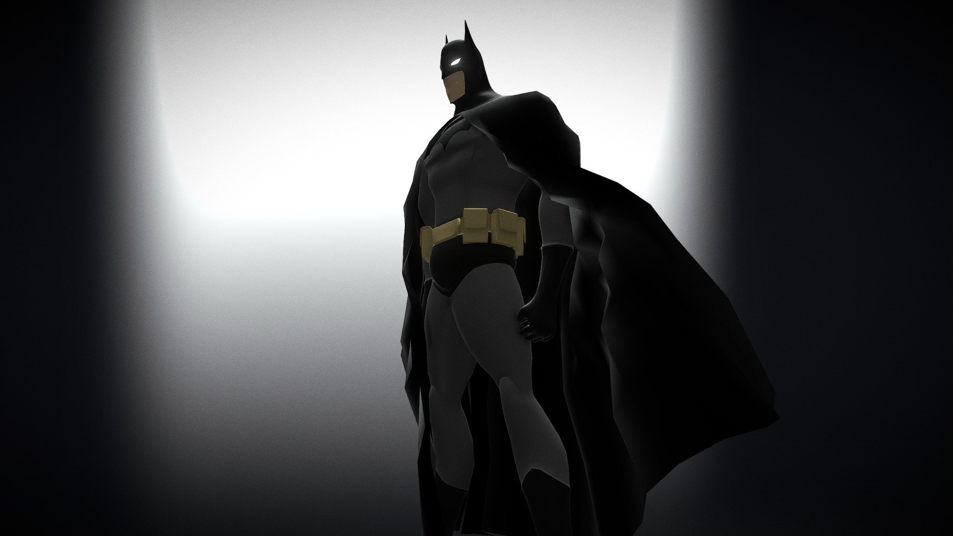 Basic Batman model. - 3D model by Maxi Correa Schreyer (@maxicorreasch ...